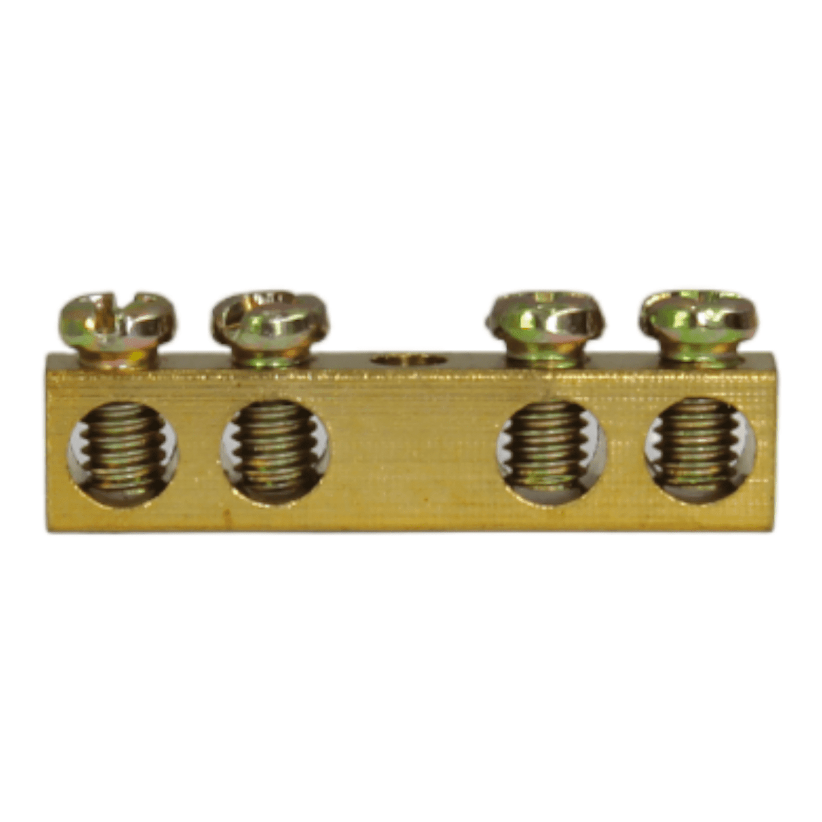 Bornera De Conexión En Bronce 4 Posiciones 4MM MEC | Ferrelectrica ...