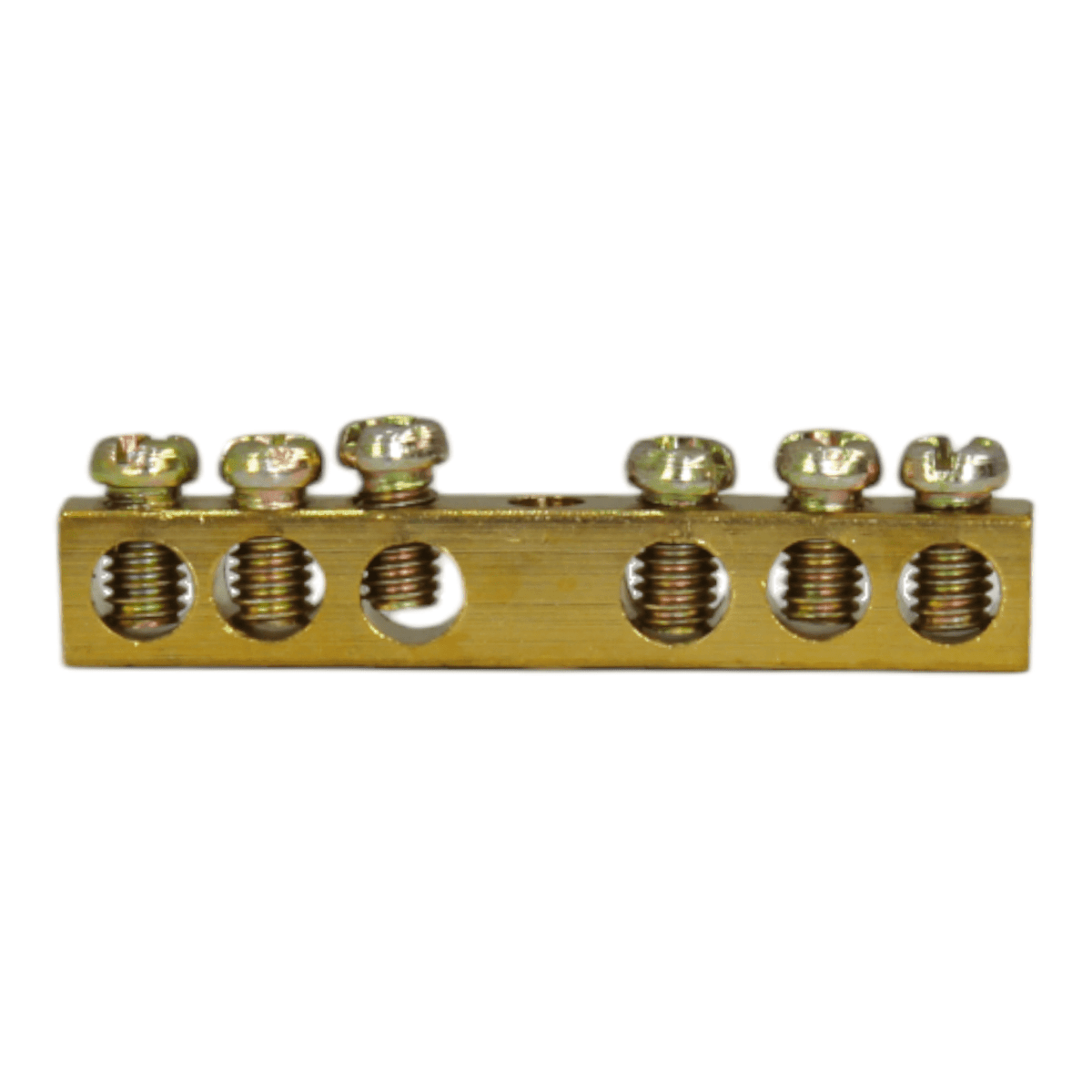 Bornera De Conexión En Bronce 6 Posiciones 4MM MEC | Ferrelectrica ...