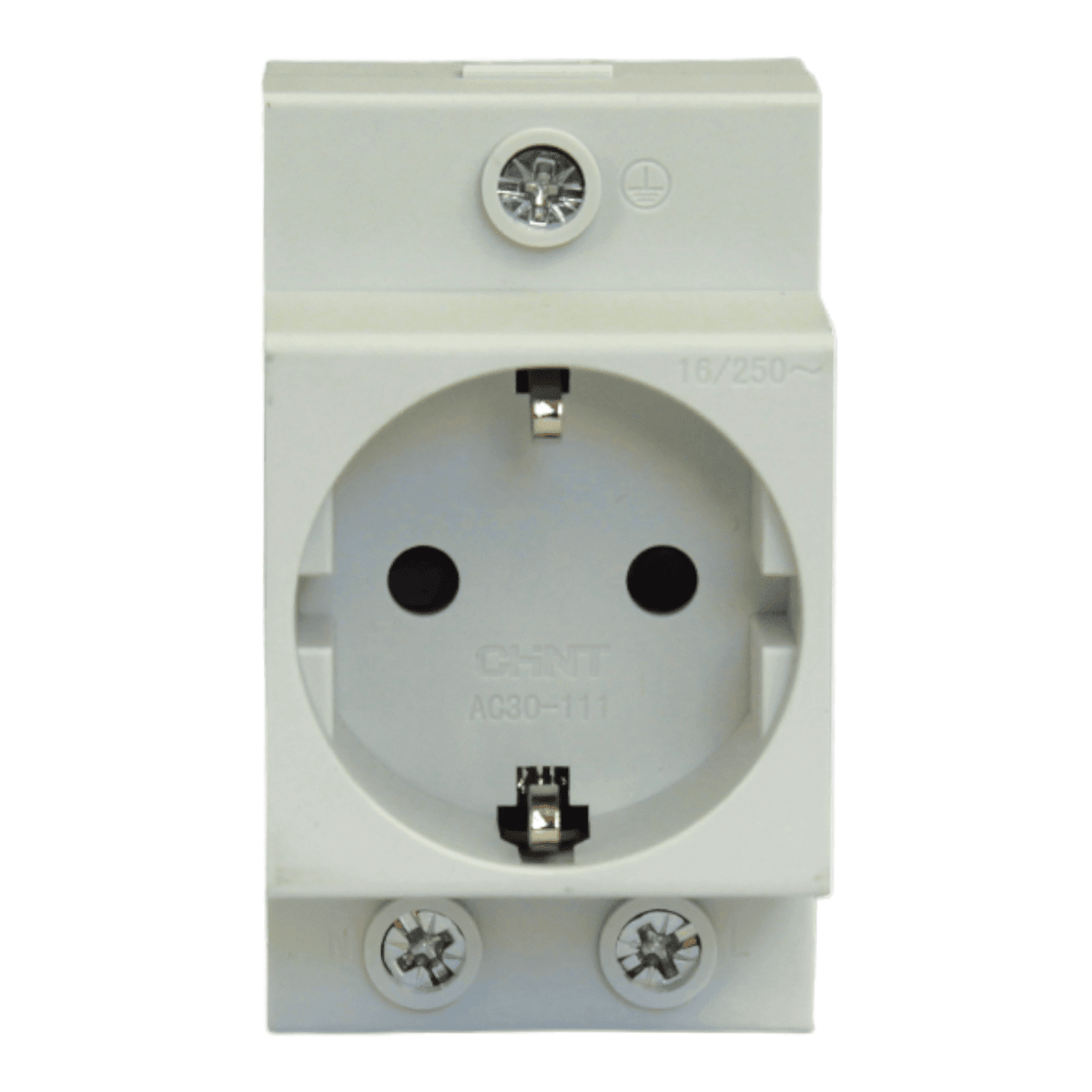 Enchufe Hembra Schuko a Riel Din 2P 16A AC30-111 CHINT | Ferrelectrica ...