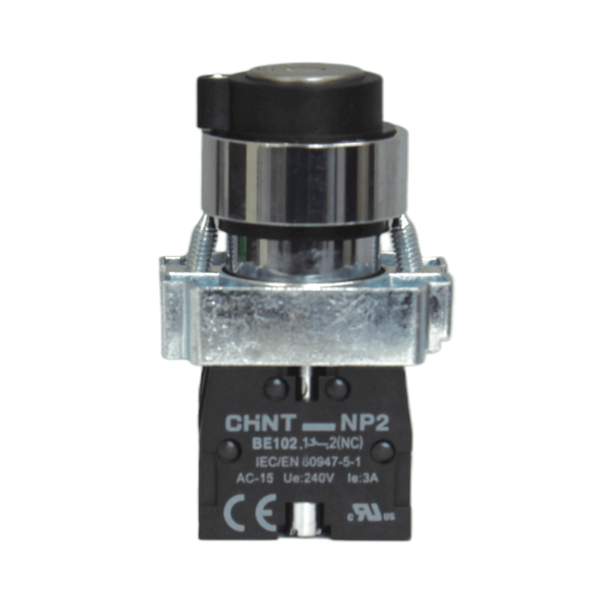 Selector 2 Posiciones (1-0) Metal Con llave 1NA+1NC CHINT | Ferrelectrica Materiales Electricos