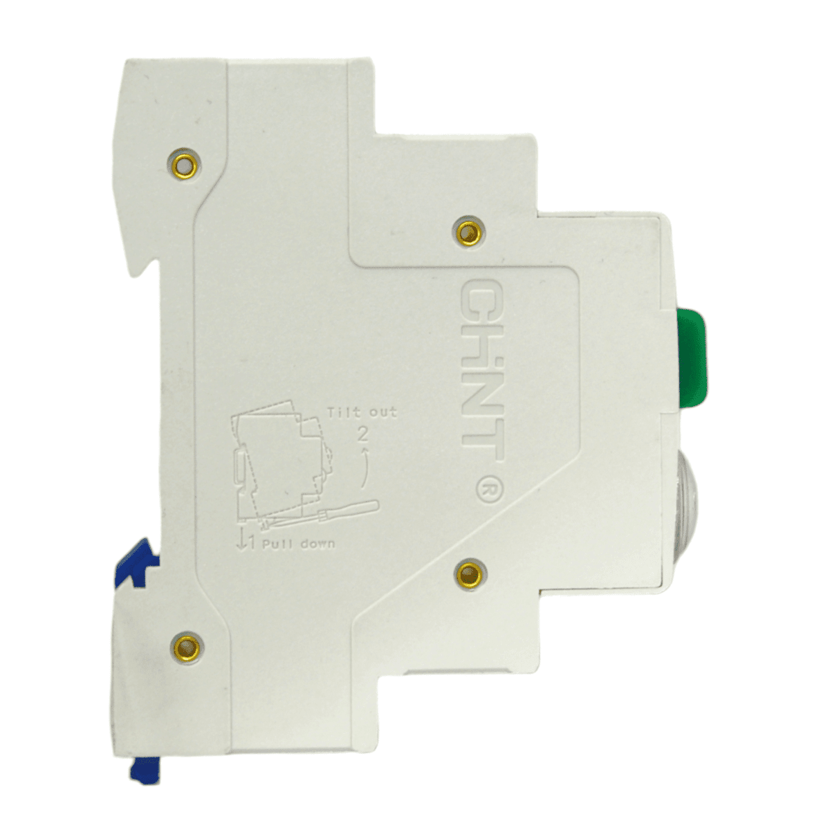 Pulsador Riel Din Con indicador luminoso 230 Vac 1NA+2NC ...