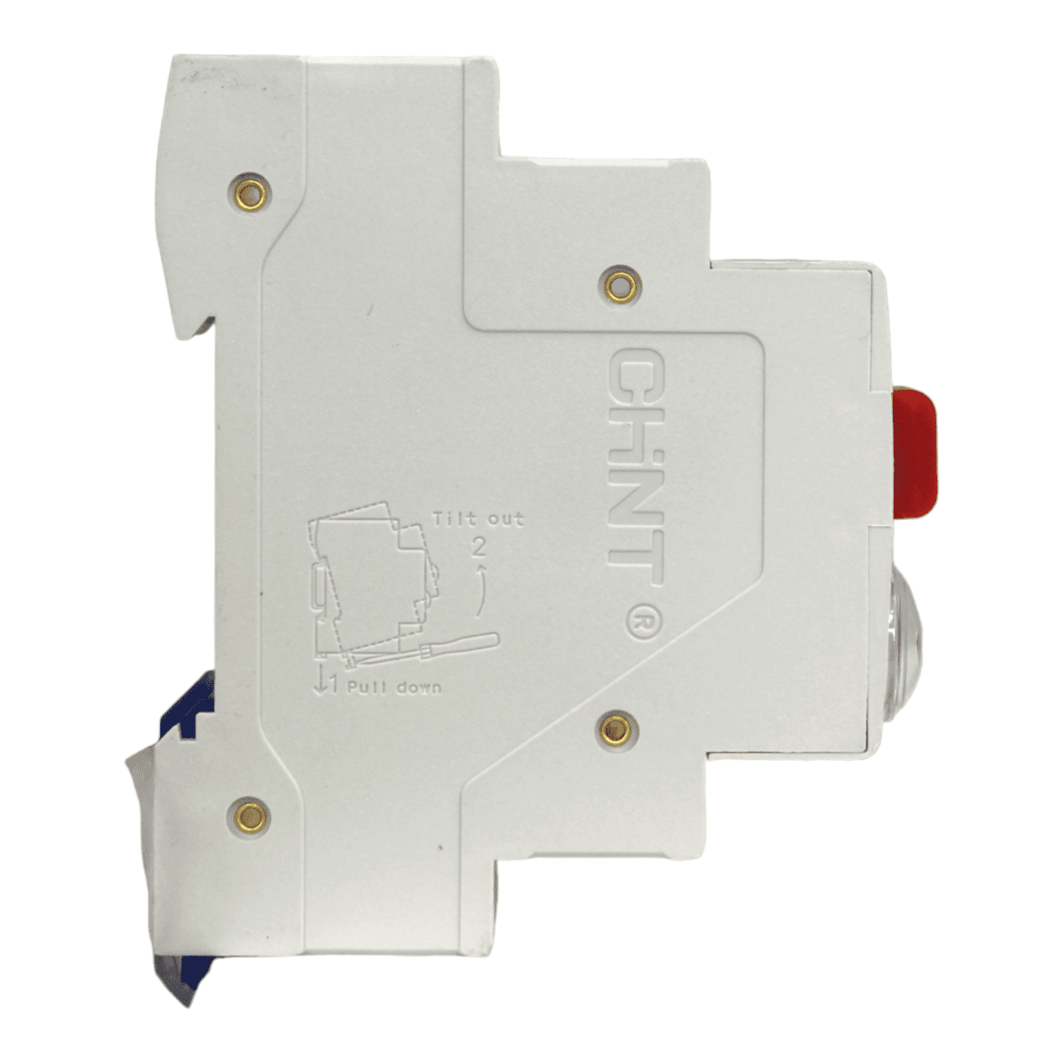 Pulsador Riel Din Con indicador luminoso 230 Vac 1NA+2NC ...