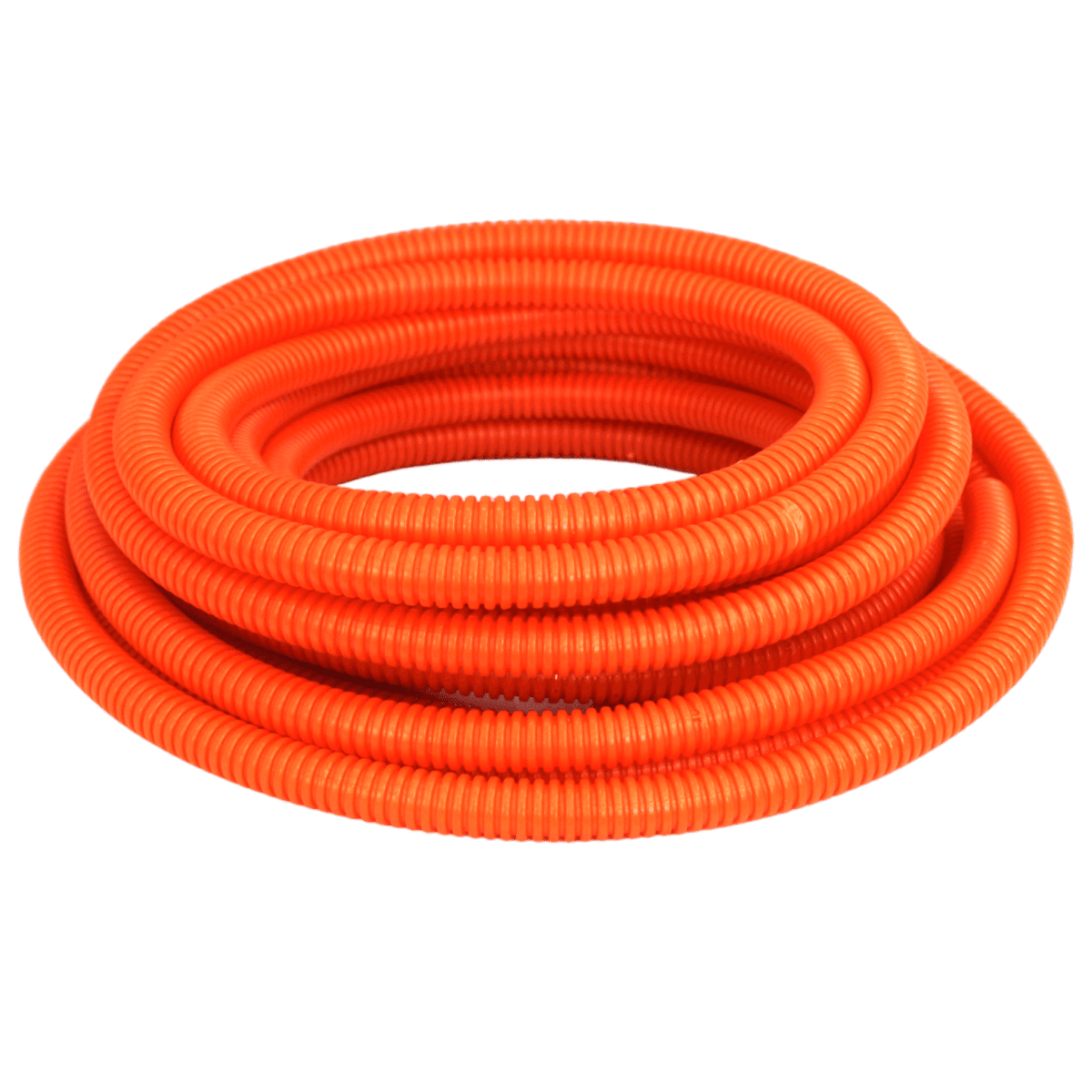 Tubo Corrugado PVC 20mm Naranjo 10Mts | Ferrelectrica Materiales Electricos
