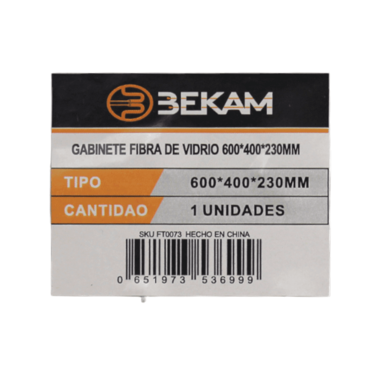 Gabinete Poliéster 1 Puerta 600x400x230 C/Placa M. IK10 IP66 ...