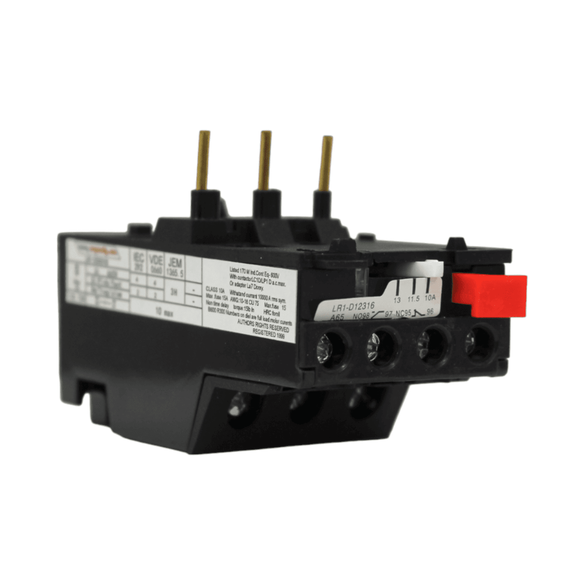 Rele Termico Para contactor LC1 Mod. LR1 | Ferrelectrica Materiales ...
