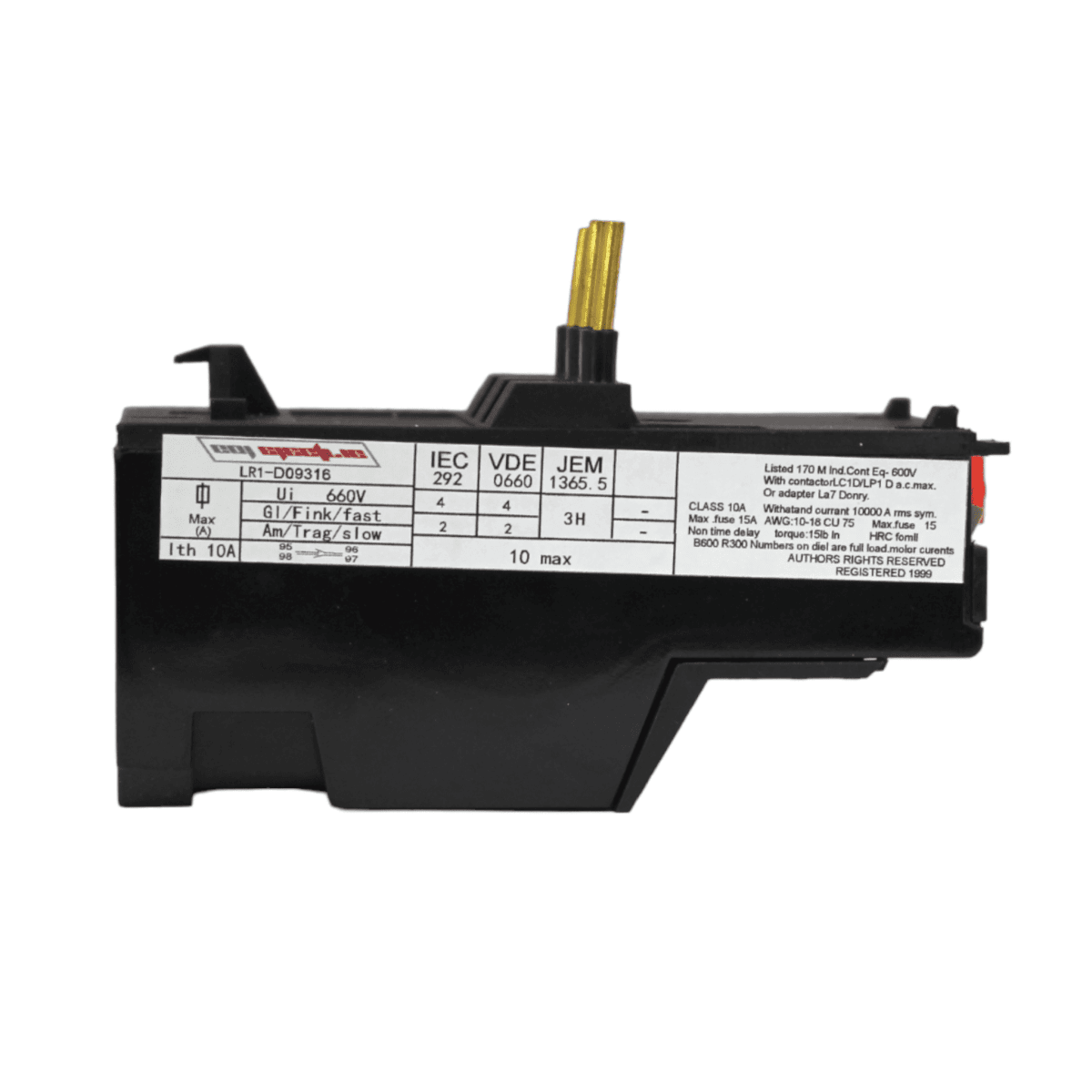 Rele Termico Para contactor LC1 Mod. LR1 | Ferrelectrica Materiales ...