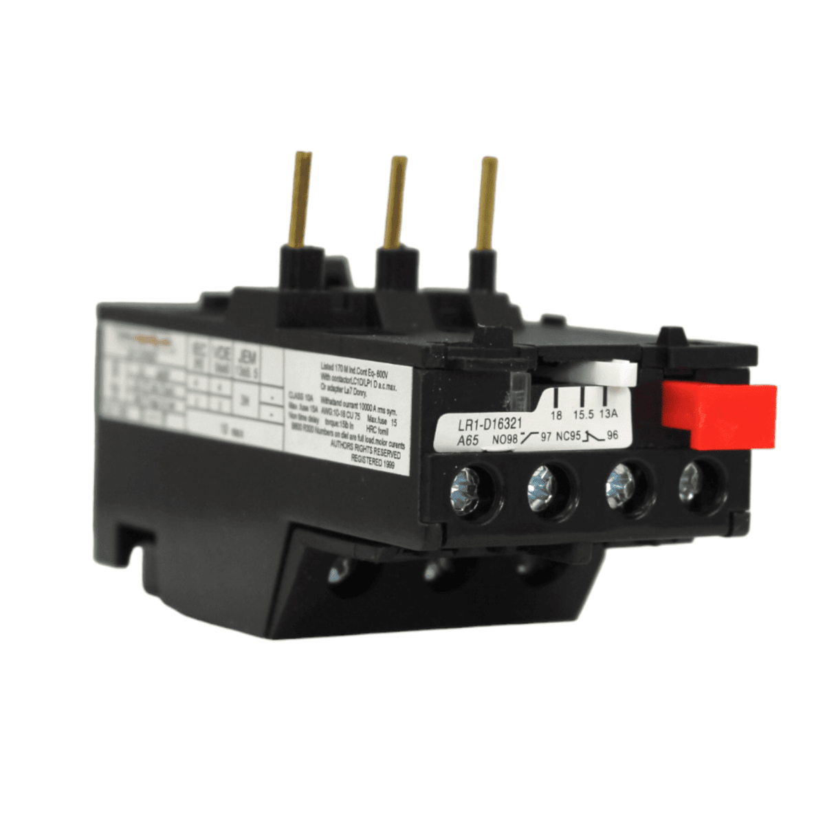 Rele Termico Para contactor LC1 Mod. LR1 | Ferrelectrica Materiales ...