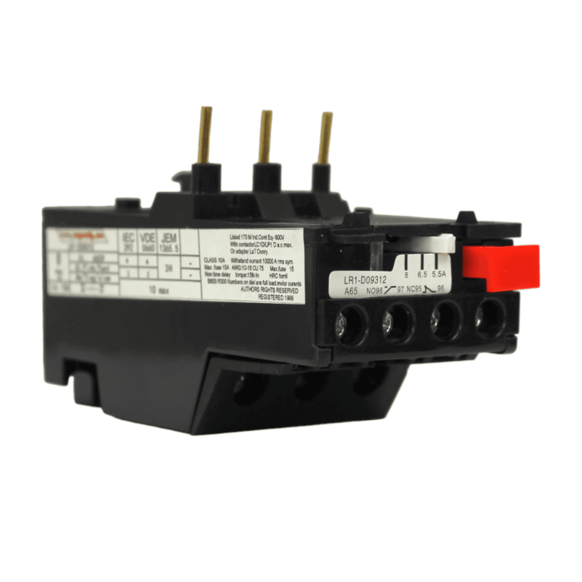 Rele Termico Para contactor LC1 Mod. LR1 | Ferrelectrica Materiales ...