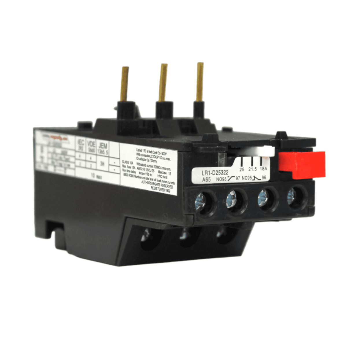 Rele Termico Para contactor LC1 Mod. LR1 | Ferrelectrica Materiales ...