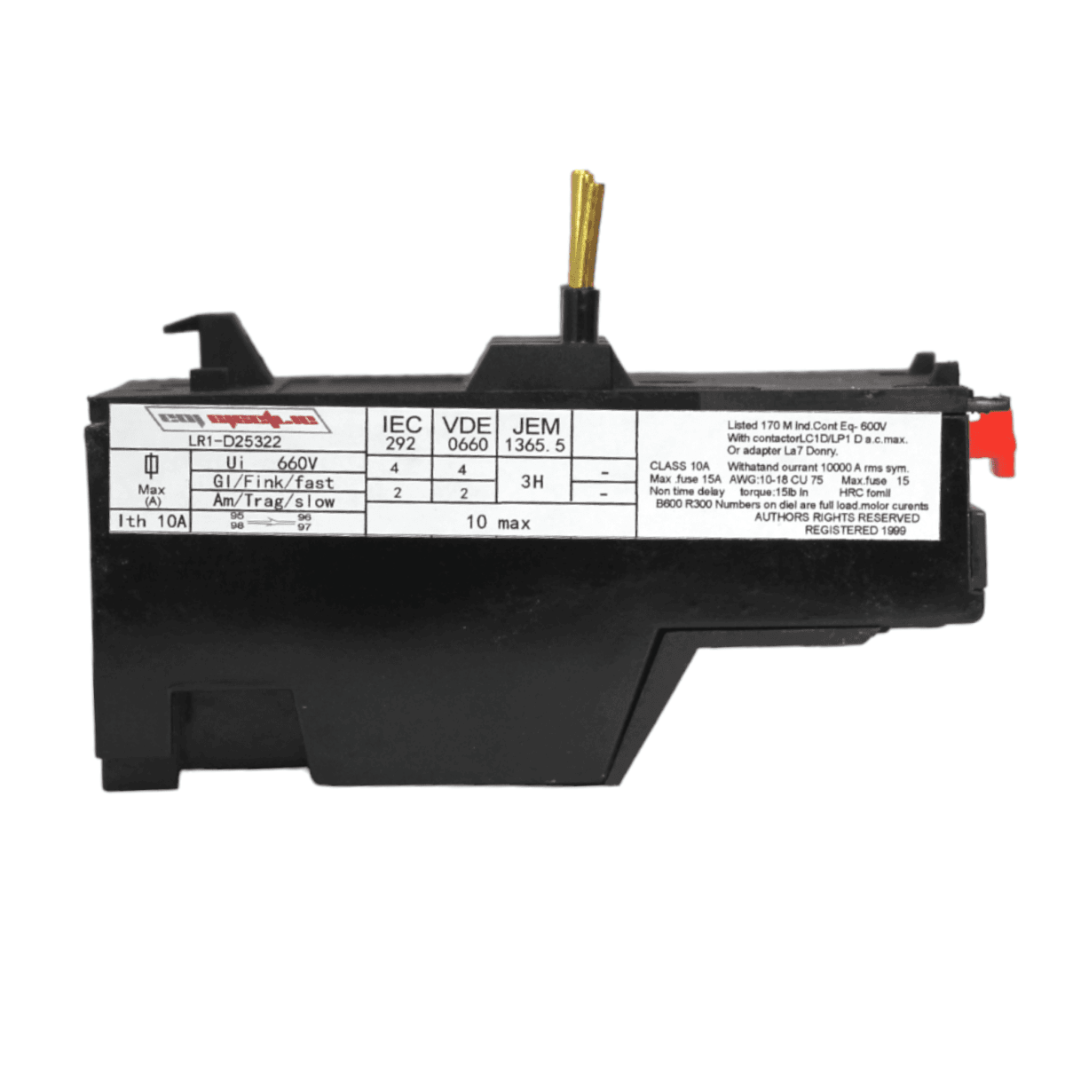 Rele Termico Para contactor LC1 Mod. LR1 | Ferrelectrica Materiales ...