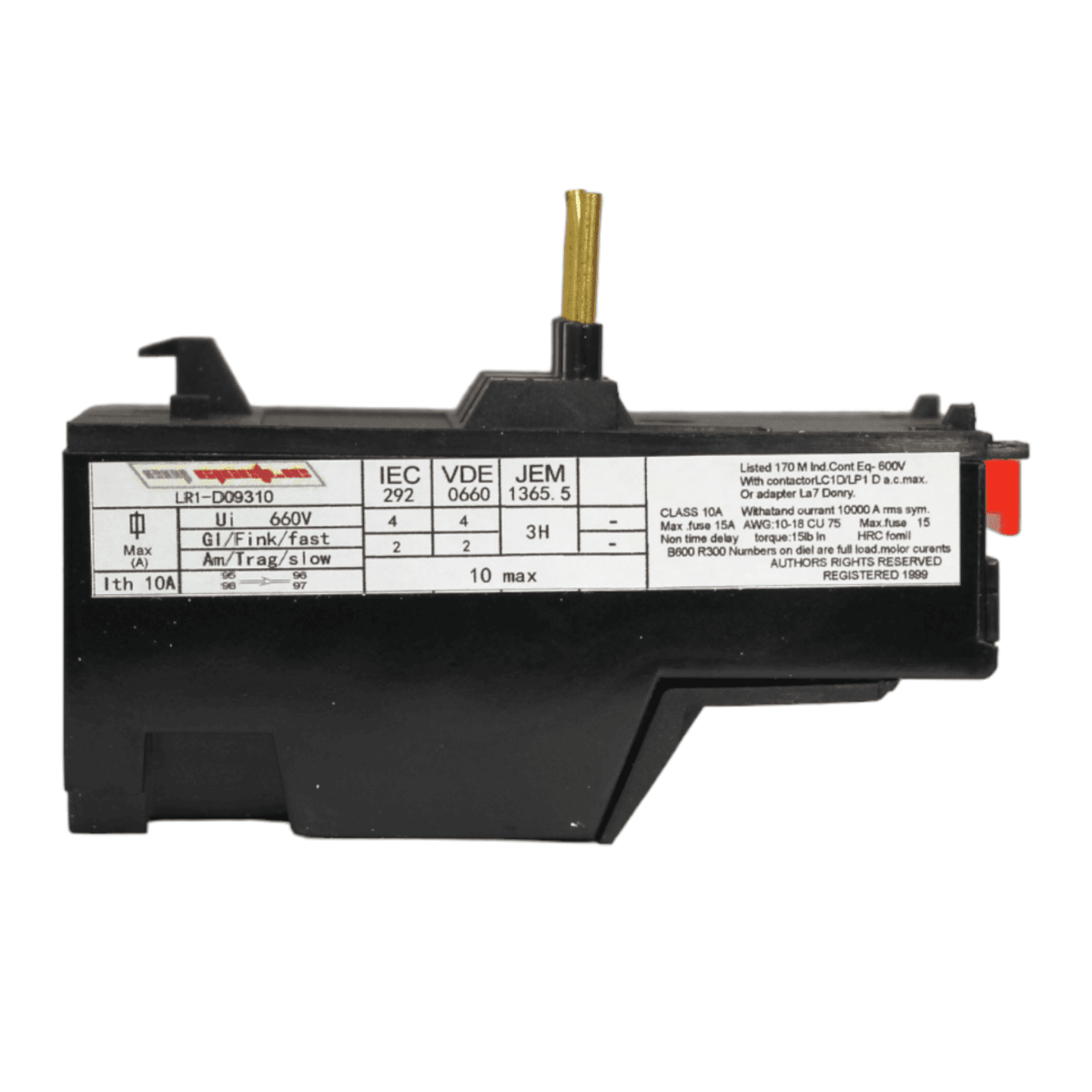 Rele Termico Para contactor LC1 Mod. LR1 | Ferrelectrica Materiales ...