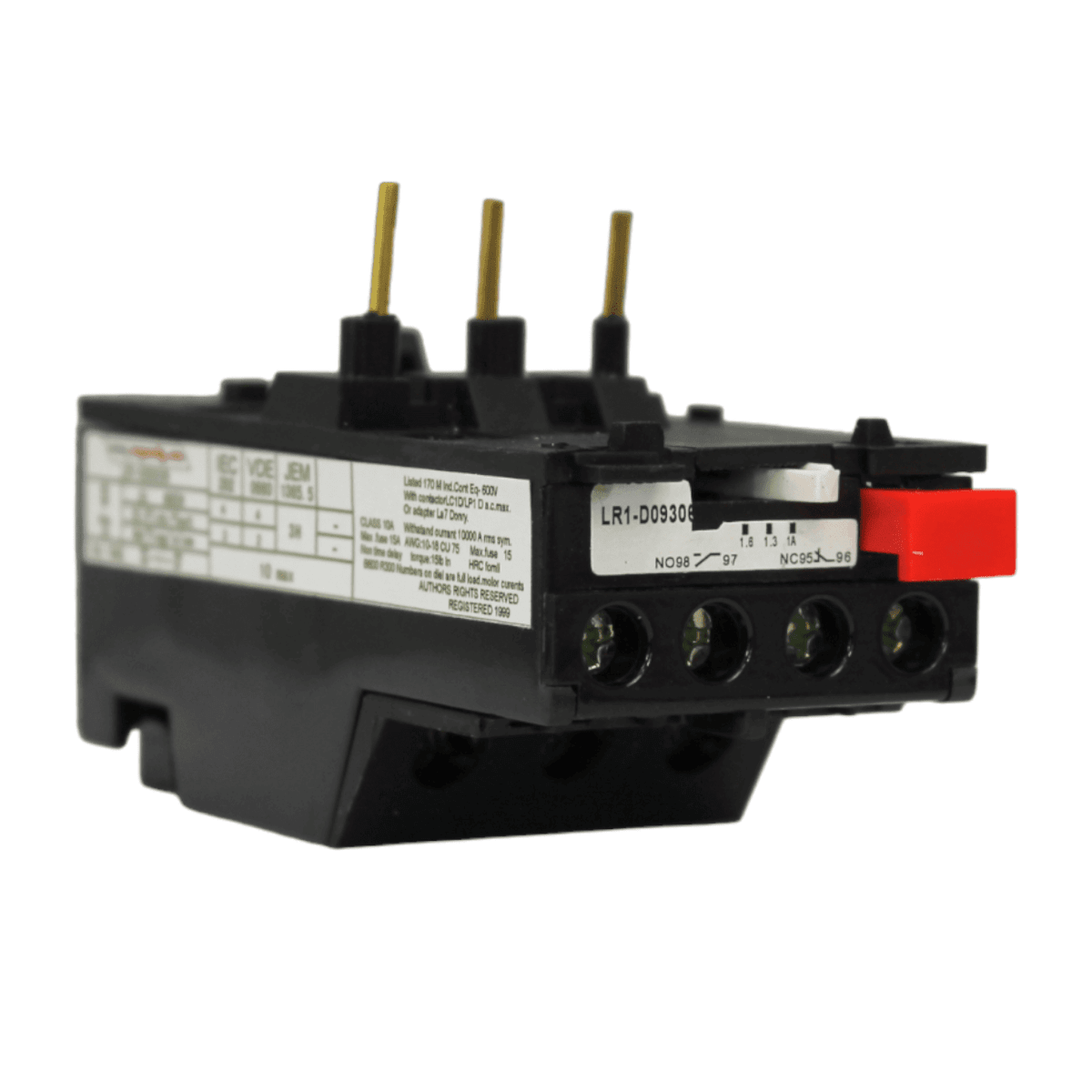 Rele Termico Para contactor LC1 Mod. LR1 | Ferrelectrica Materiales ...