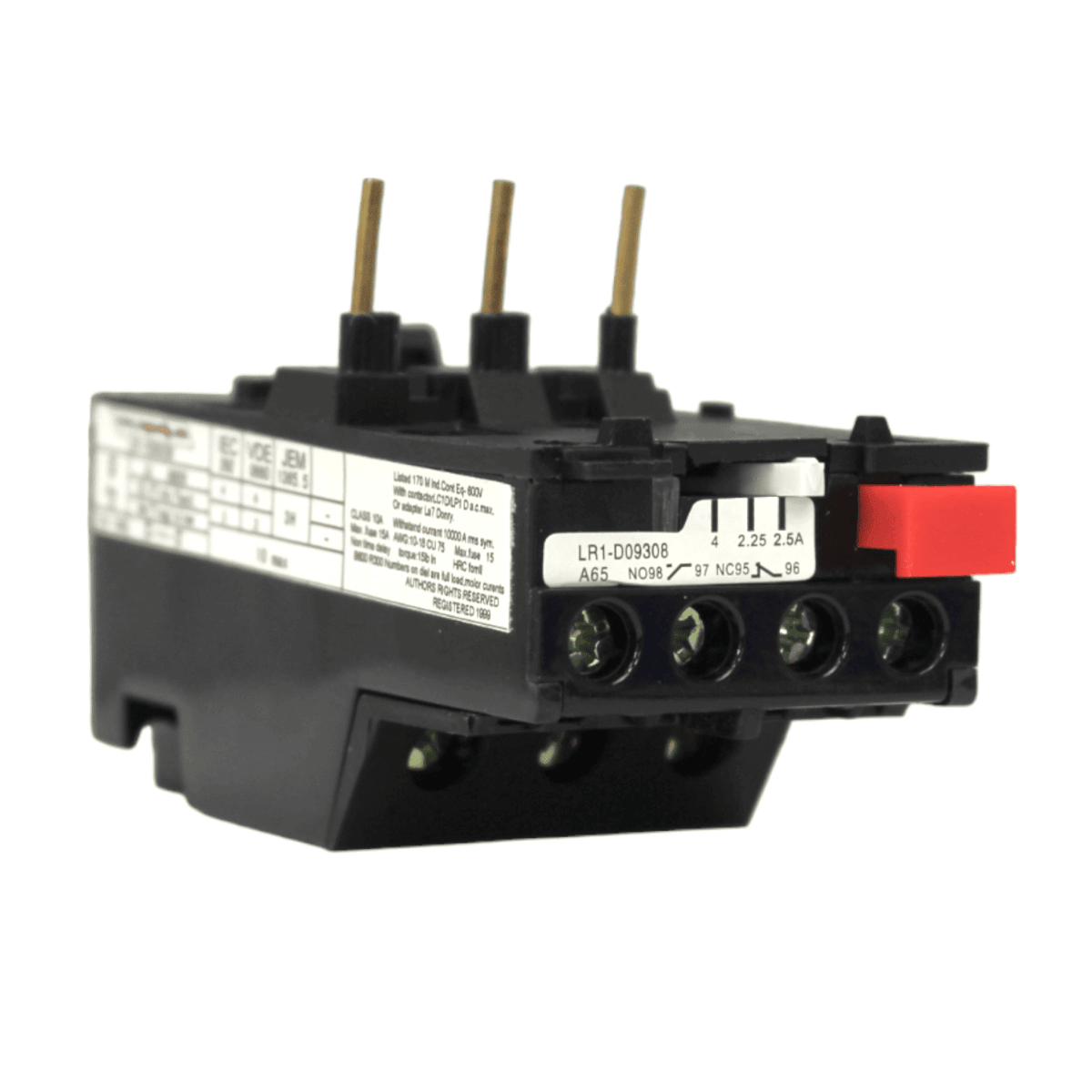Rele Termico Para contactor LC1 Mod. LR1 | Ferrelectrica Materiales ...