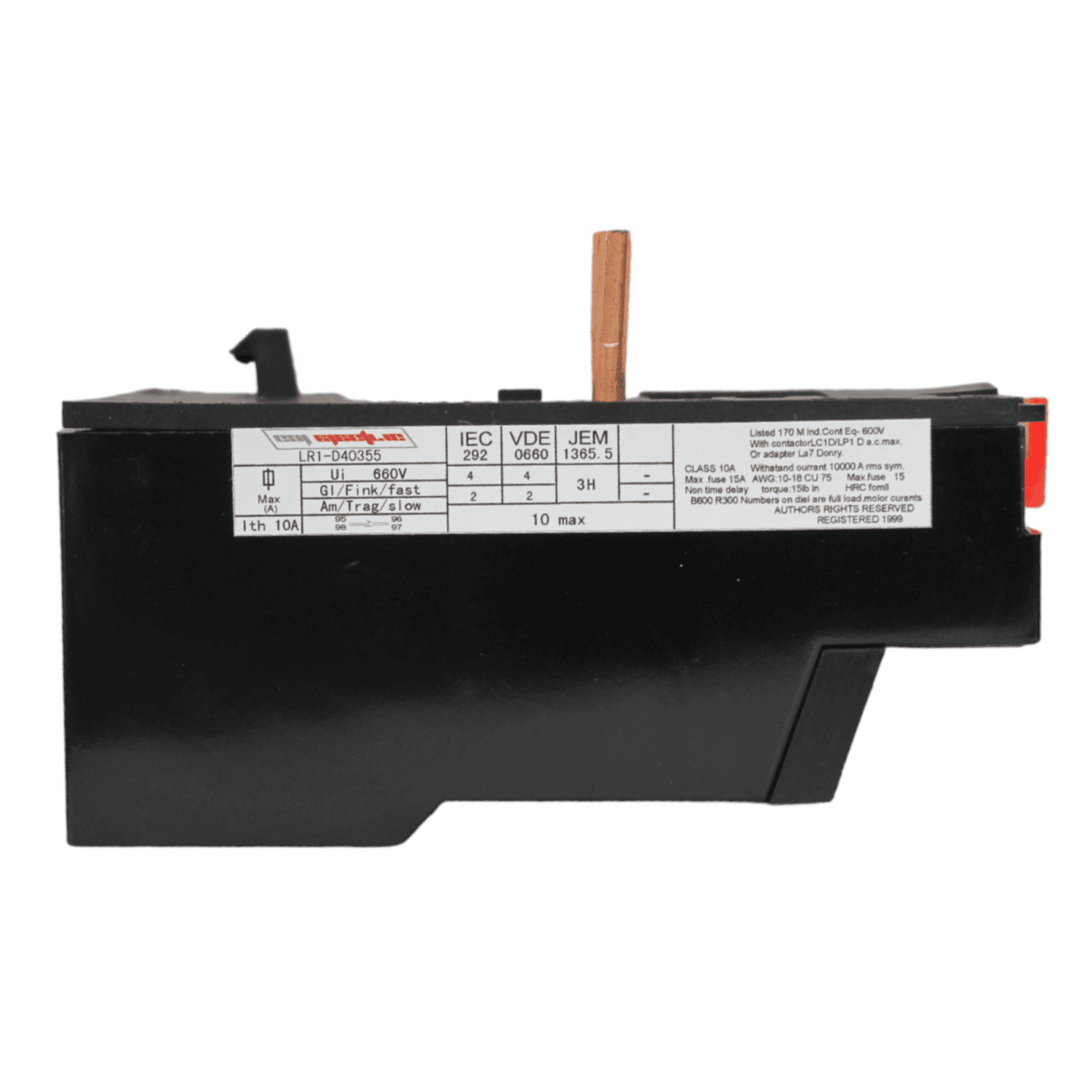 Rele Termico Para contactor LC1 Mod. LR1 | Ferrelectrica Materiales ...
