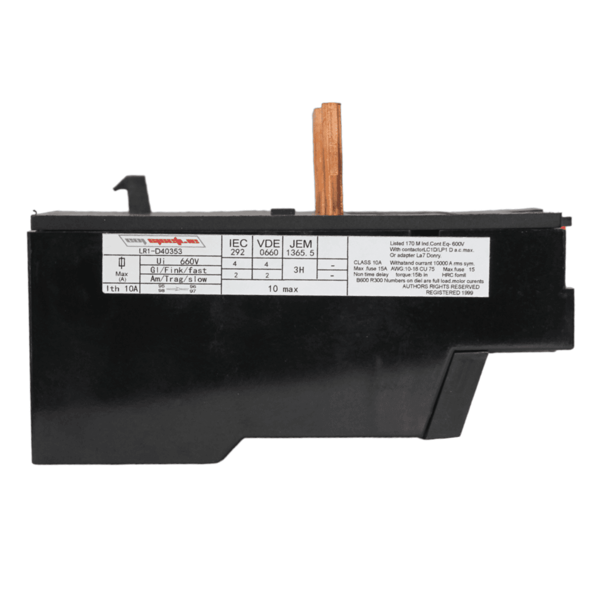 Rele Termico Para contactor LC1 Mod. LR1 | Ferrelectrica Materiales ...