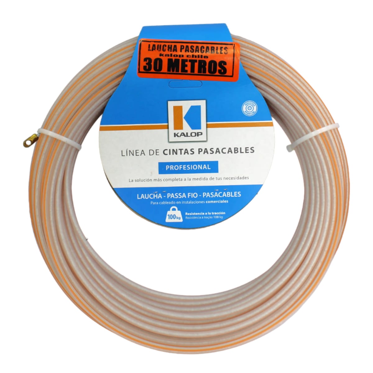 Laucha Plastica 4mm C/Alma De Acero 1,2mm 30 Mts KALOP | Ferrelectrica ...