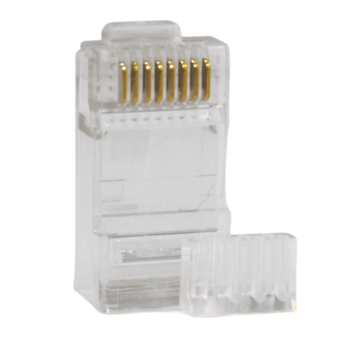 Conector macho rj45 cat6 c/guía aw bolsa 100u | Ferrelectrica ...