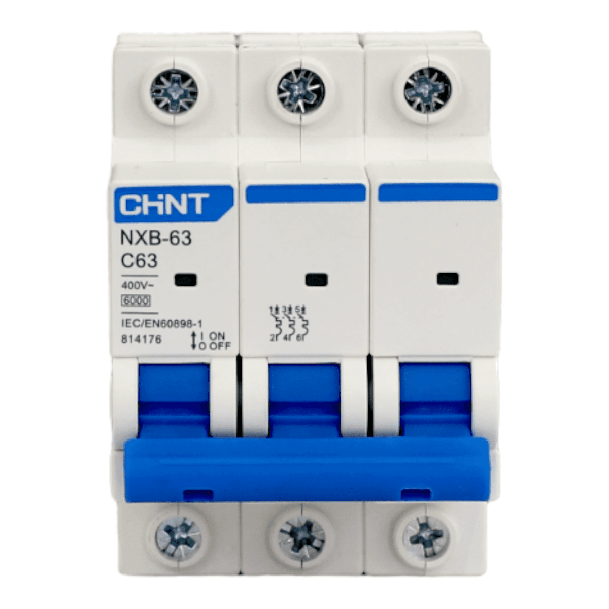 Automático 3x63A 6kA Curva C 230/400V NXB-63 Chint | Ferrelectrica Materiales Electricos