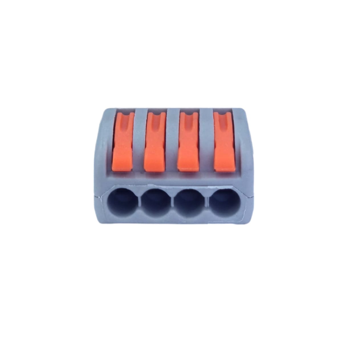 Conector Rap. Wago 4 Der. PCT-214 0.8-4mm2 32A 250V BL 20u ...