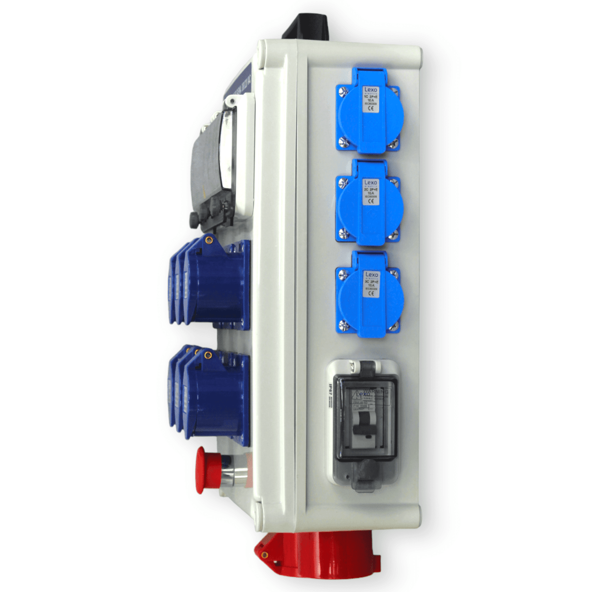 Tablero de Faena Portatil C/Parada de Emergencia IP65 LEXO ...