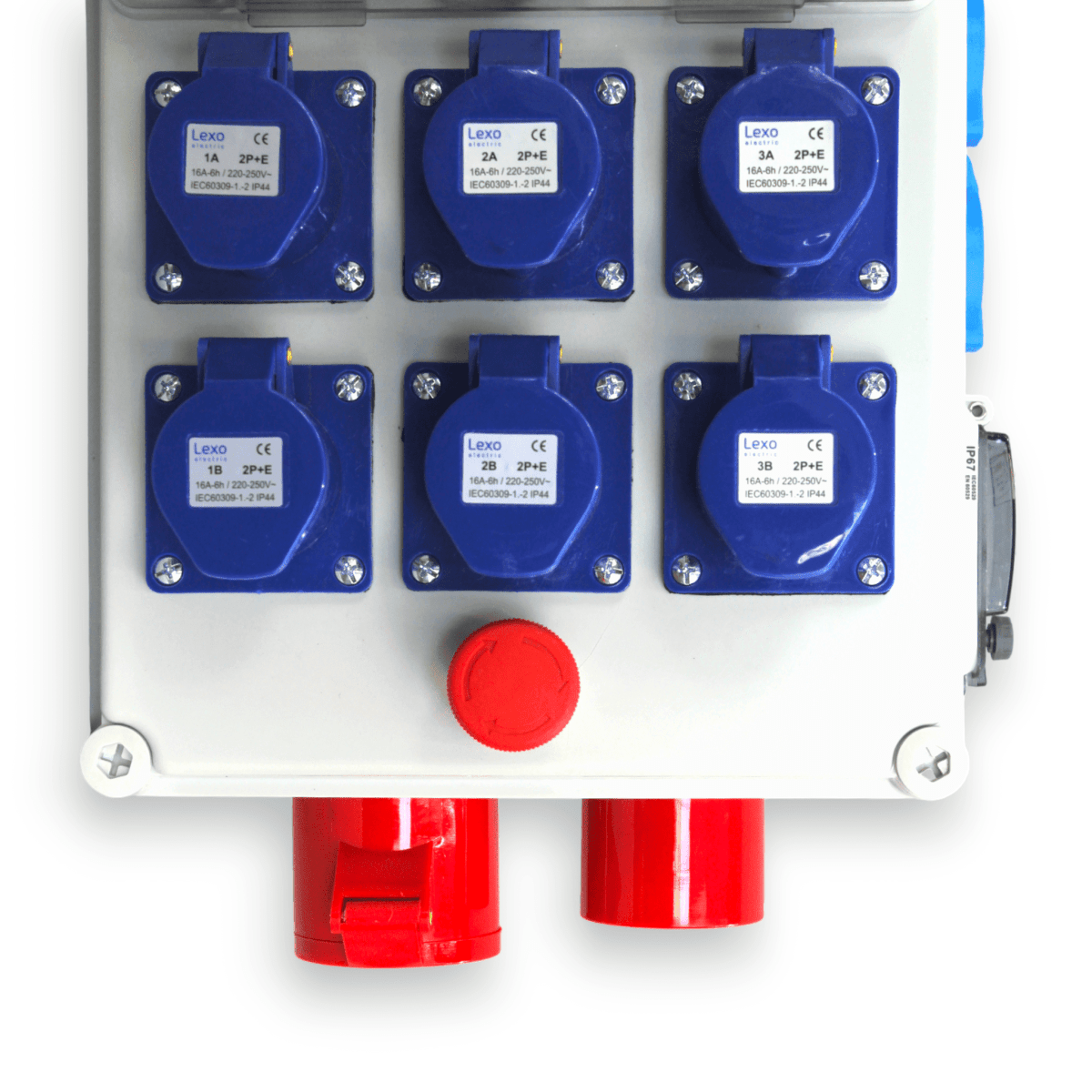 Tablero de Faena Portatil C/Parada de Emergencia IP65 LEXO ...