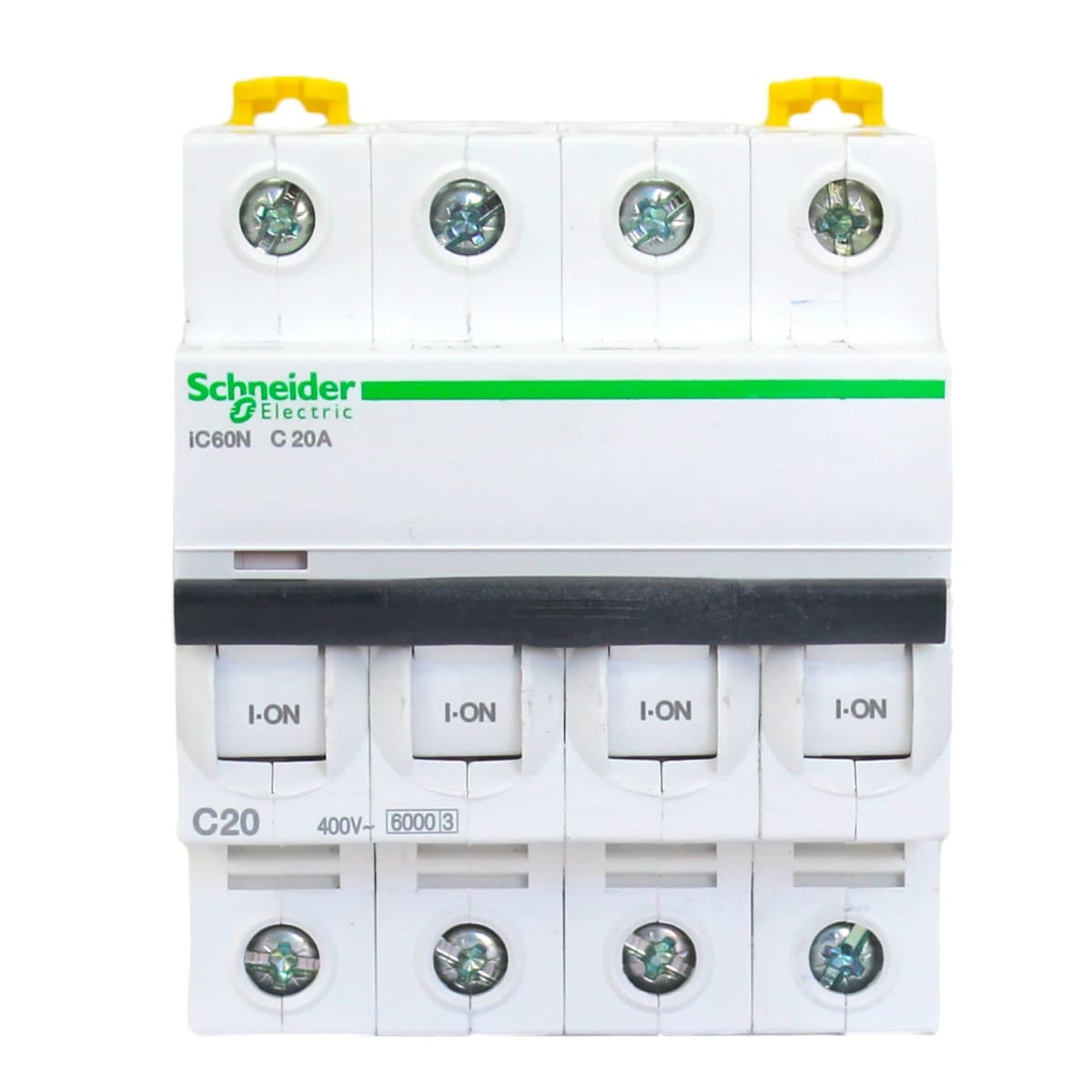Automático 4x20A 10kA Curva C 230/400V IC60N Schneider | Ferrelectrica Materiales Electricos
