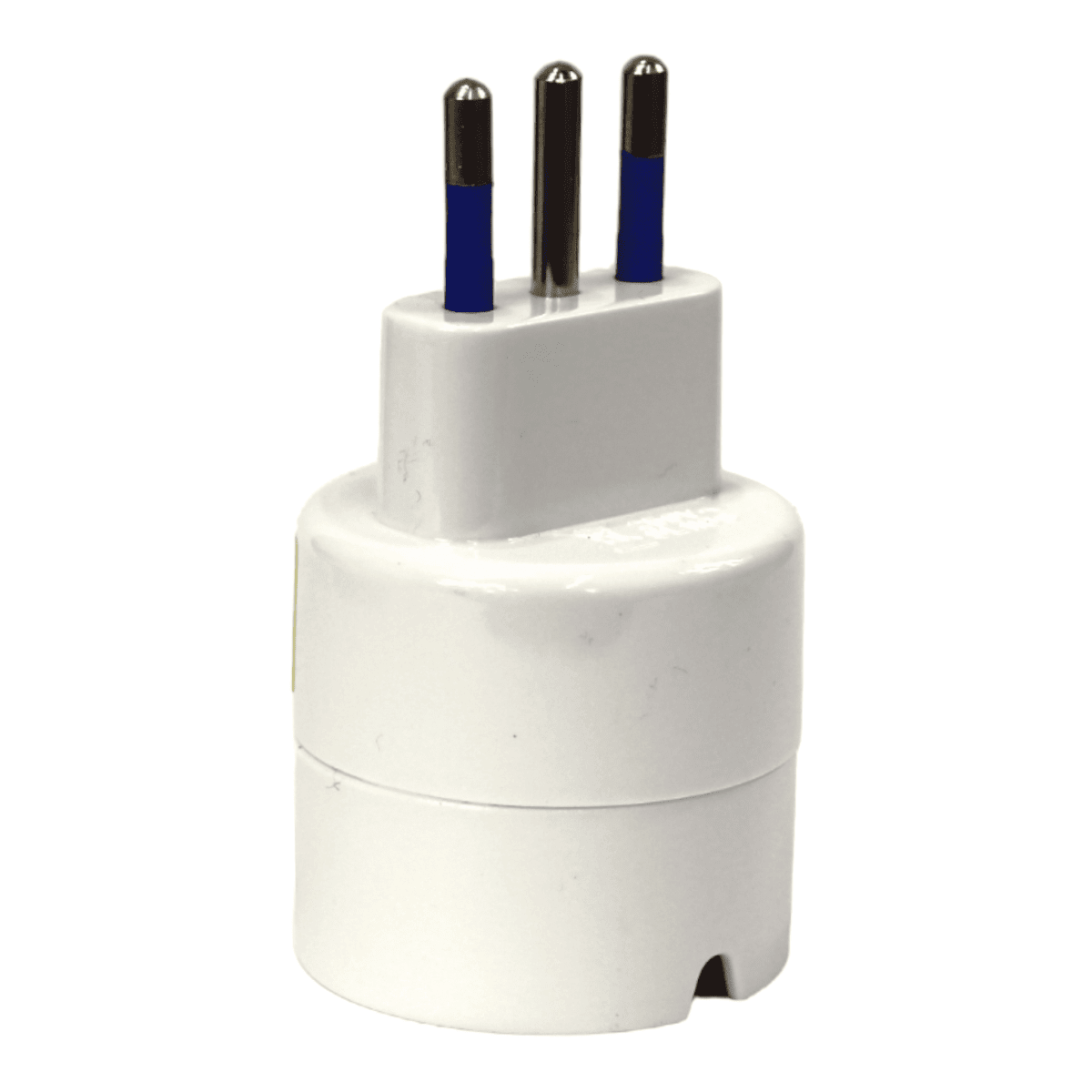 Adaptador Schuko 10A 1500W c/Protector Blanco LEXO | Ferrelectrica Materiales Electricos