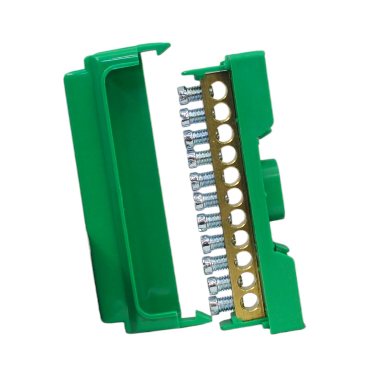 Regleta Riel Din Aislada Tierra Verde 11 Pts 63a | Ferrelectrica ...