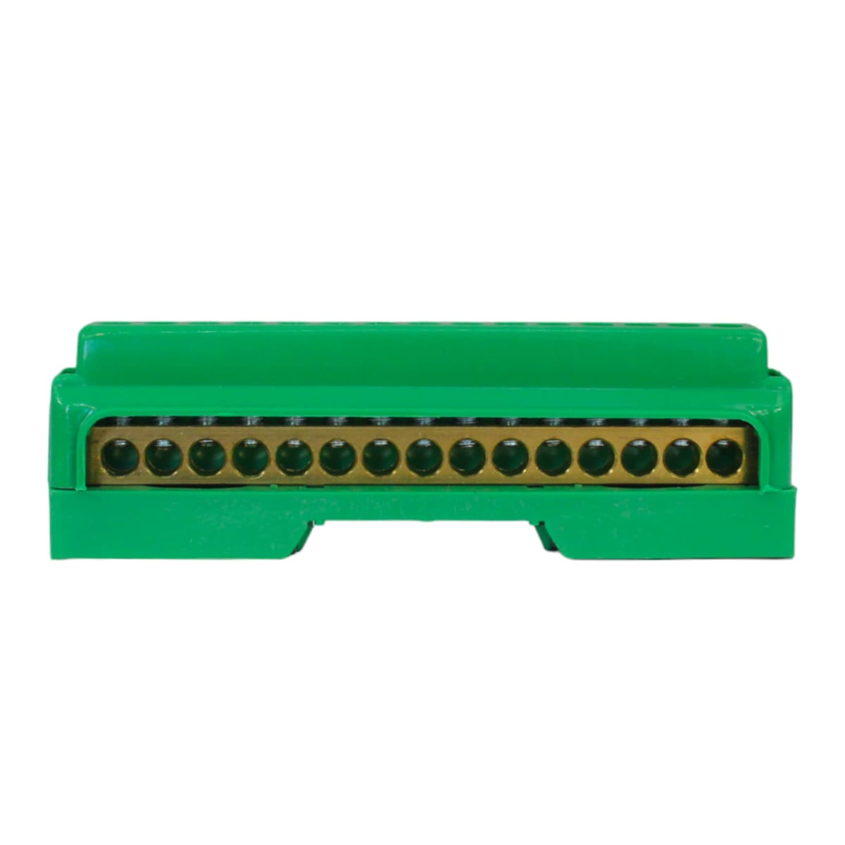Regleta Riel Din Aislada Tierra Verde 15 Pts 63A | Ferrelectrica ...