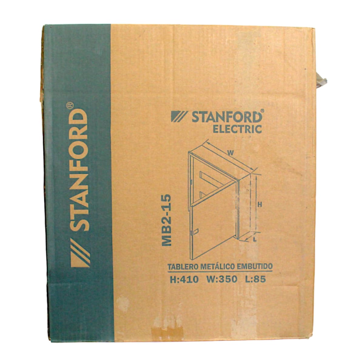 Tablero Metálico Embutido de 30CC IK10 RAL7032 Stanford | Ferrelectrica Materiales Electricos