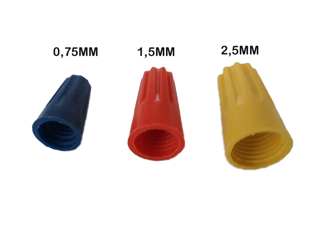 Conector Plastico Conico Para Cable Nro 33 Naranjo 100un ...