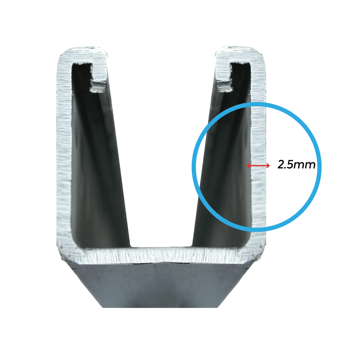 Riel Ruc Unistrut Zincado 42x42 2mm Tira 3 Metros | Ferrelectrica ...