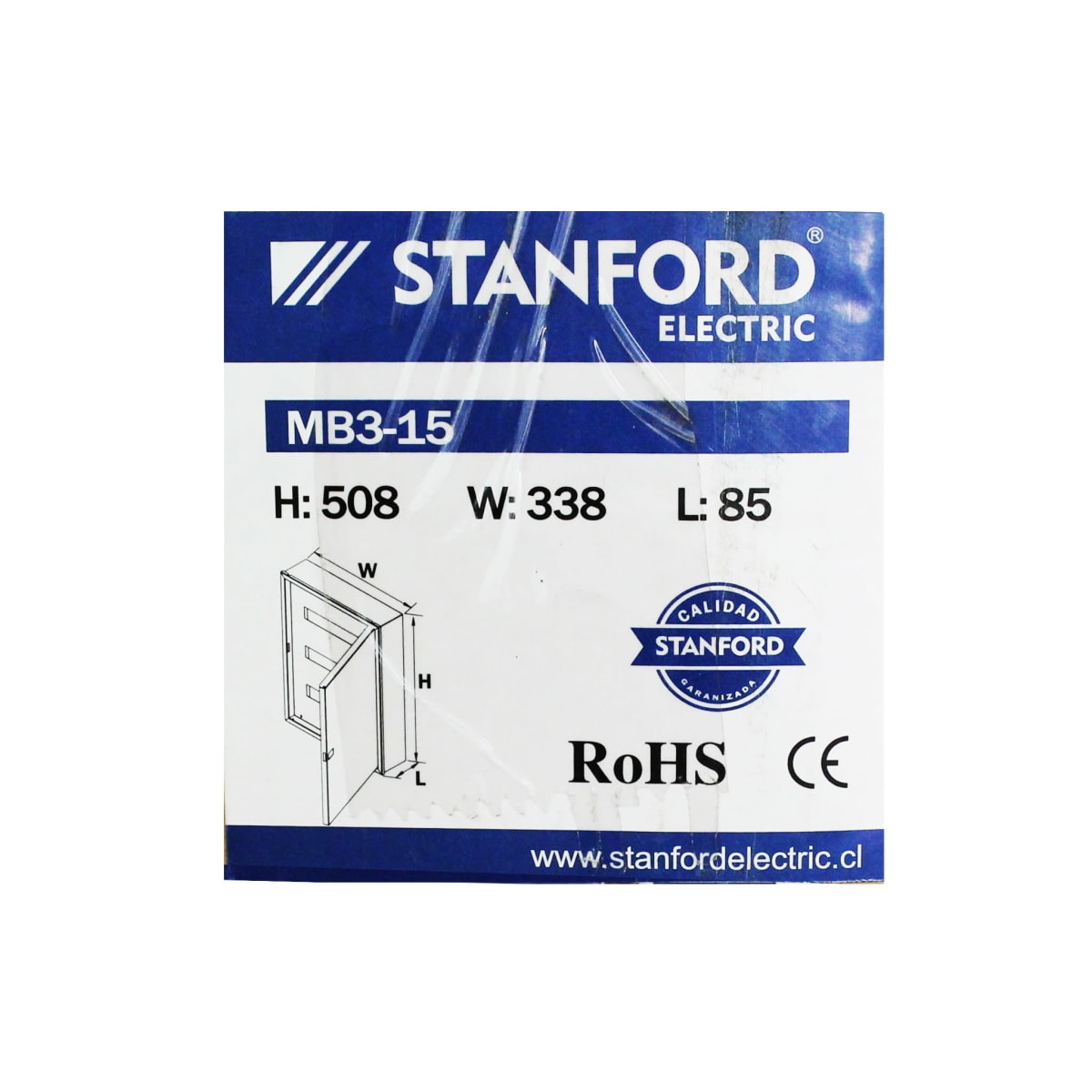 Tablero Metálico Embutido de 45CC IK10 RAL7032 Stanford | Ferrelectrica Materiales Electricos