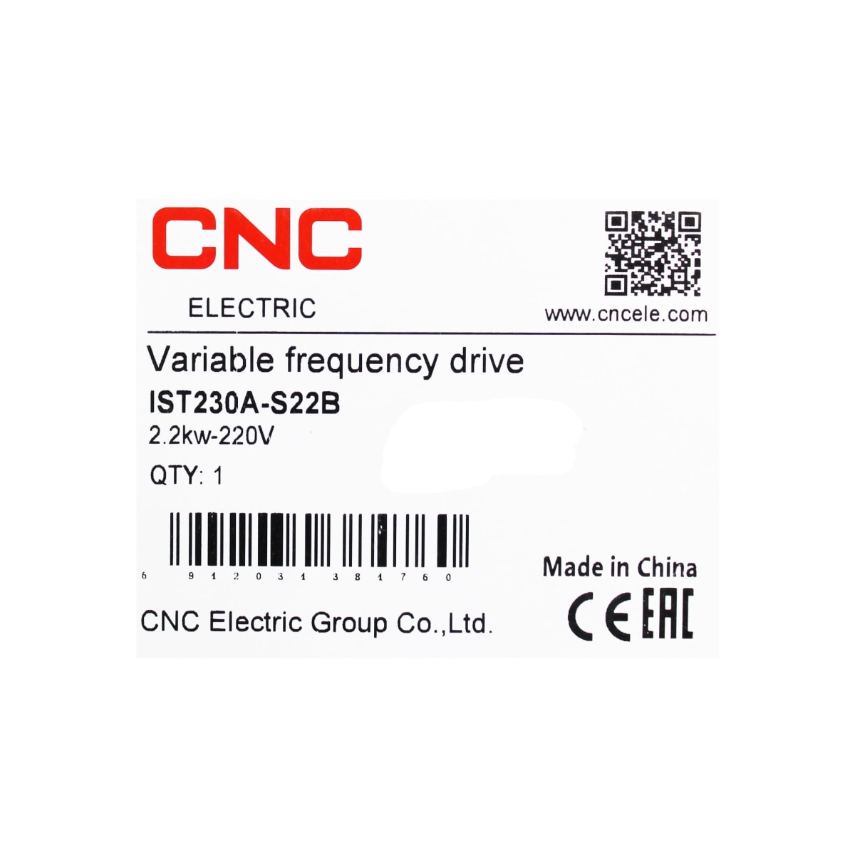 Mini Variador De Frecuencia IST230A 220VAC 2.2KW CNC | Ferrelectrica Materiales Electricos