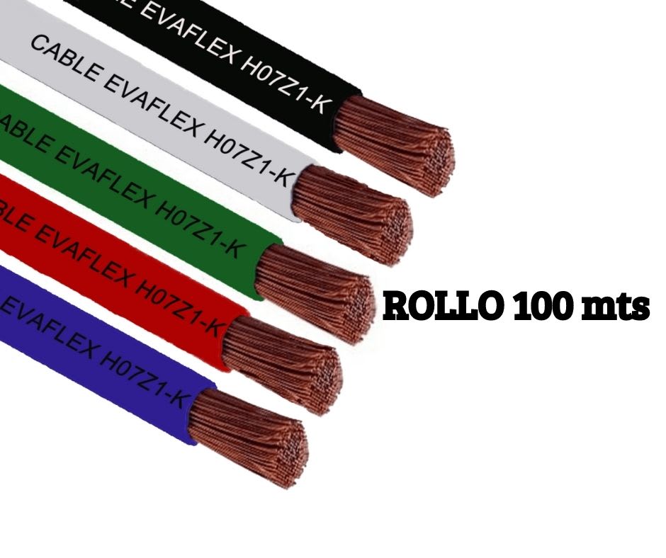 Cable Eva 2,5mm LH Evaflex (h07z1-k) 100 Mts | Ferrelectrica SPA