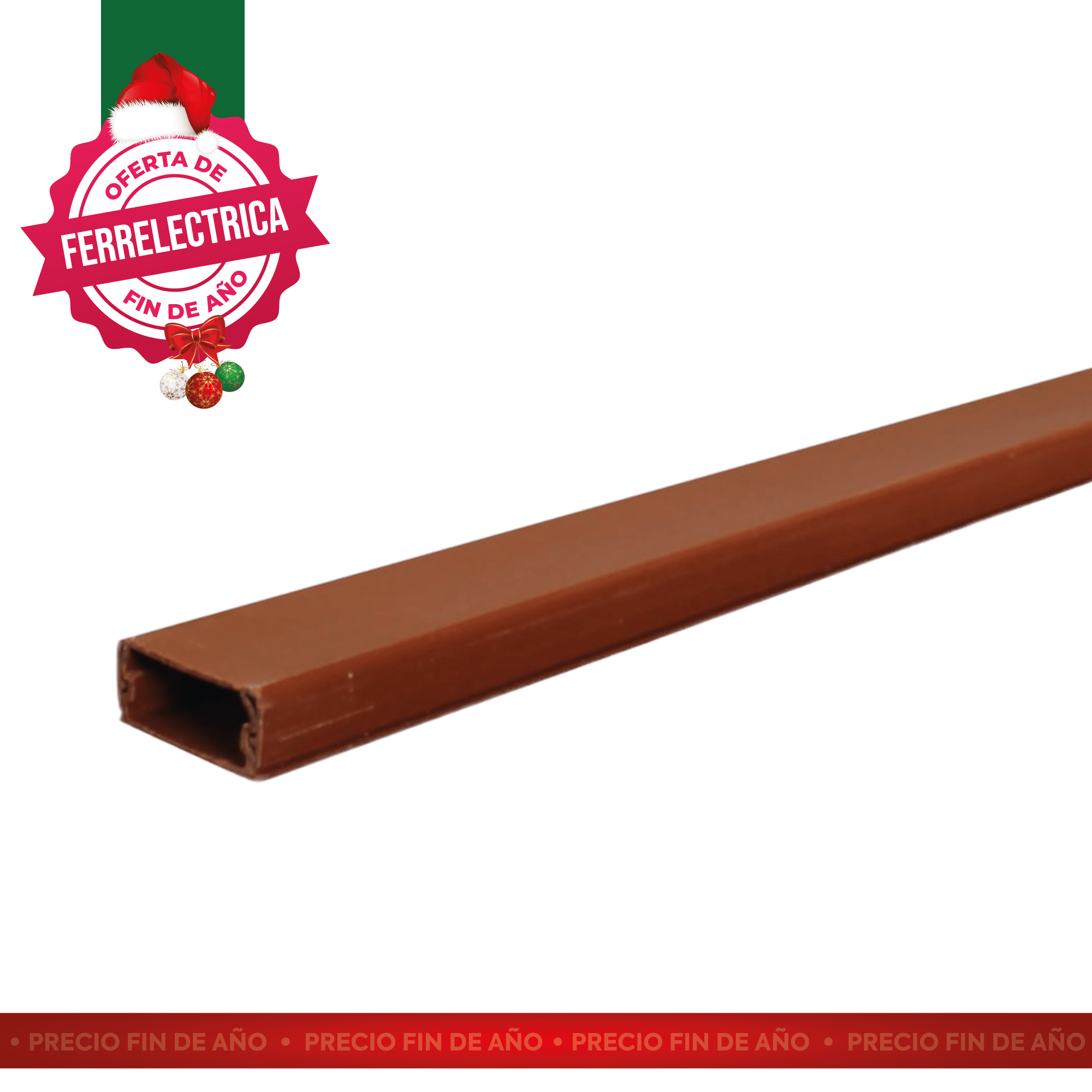 Canaleta PVC 20X10 2MTS Color MADERA KALOP | Ferrelectrica SPA
