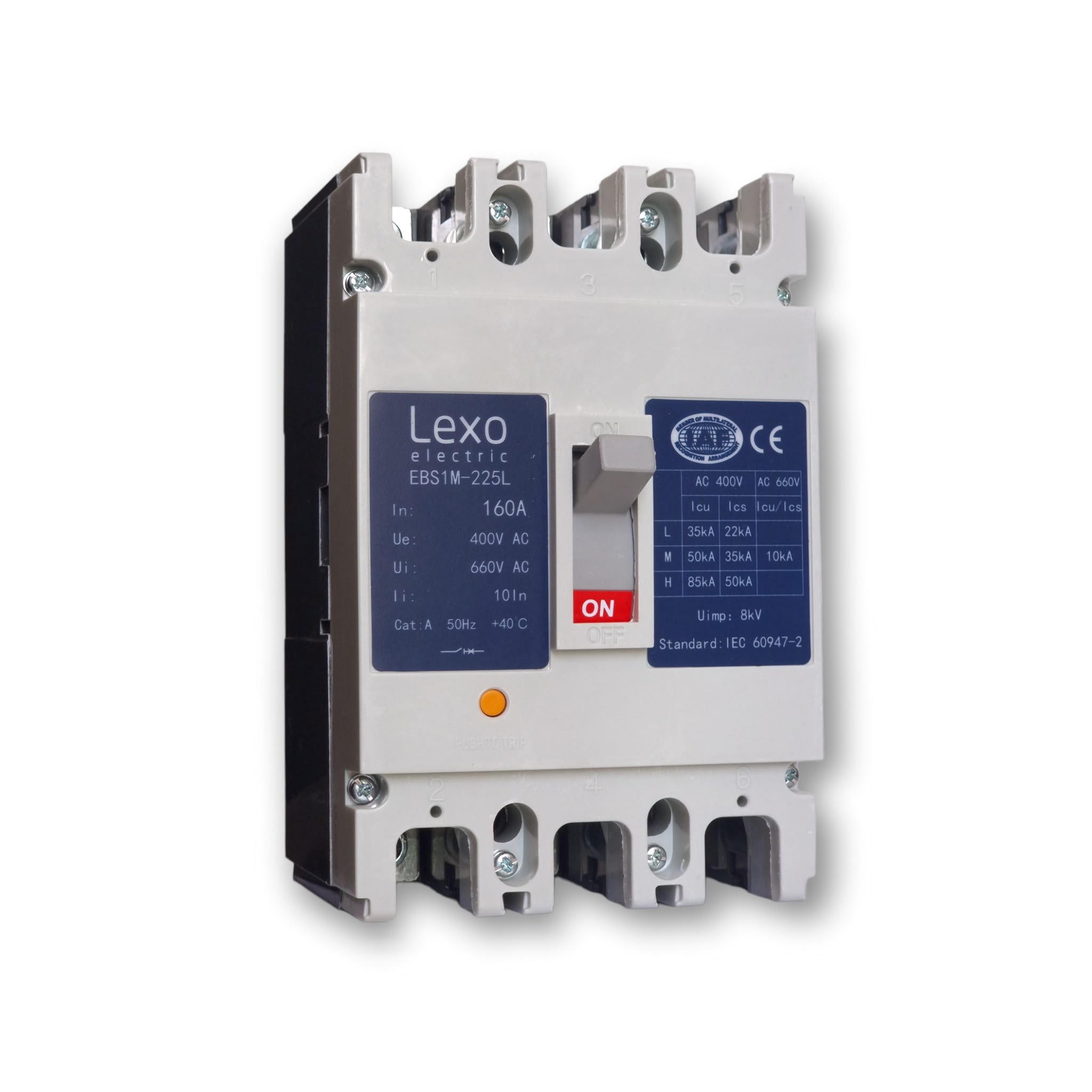 Interruptor Automatico Moldeado 3X160A 35ka LEXO | Ferrelectrica ...