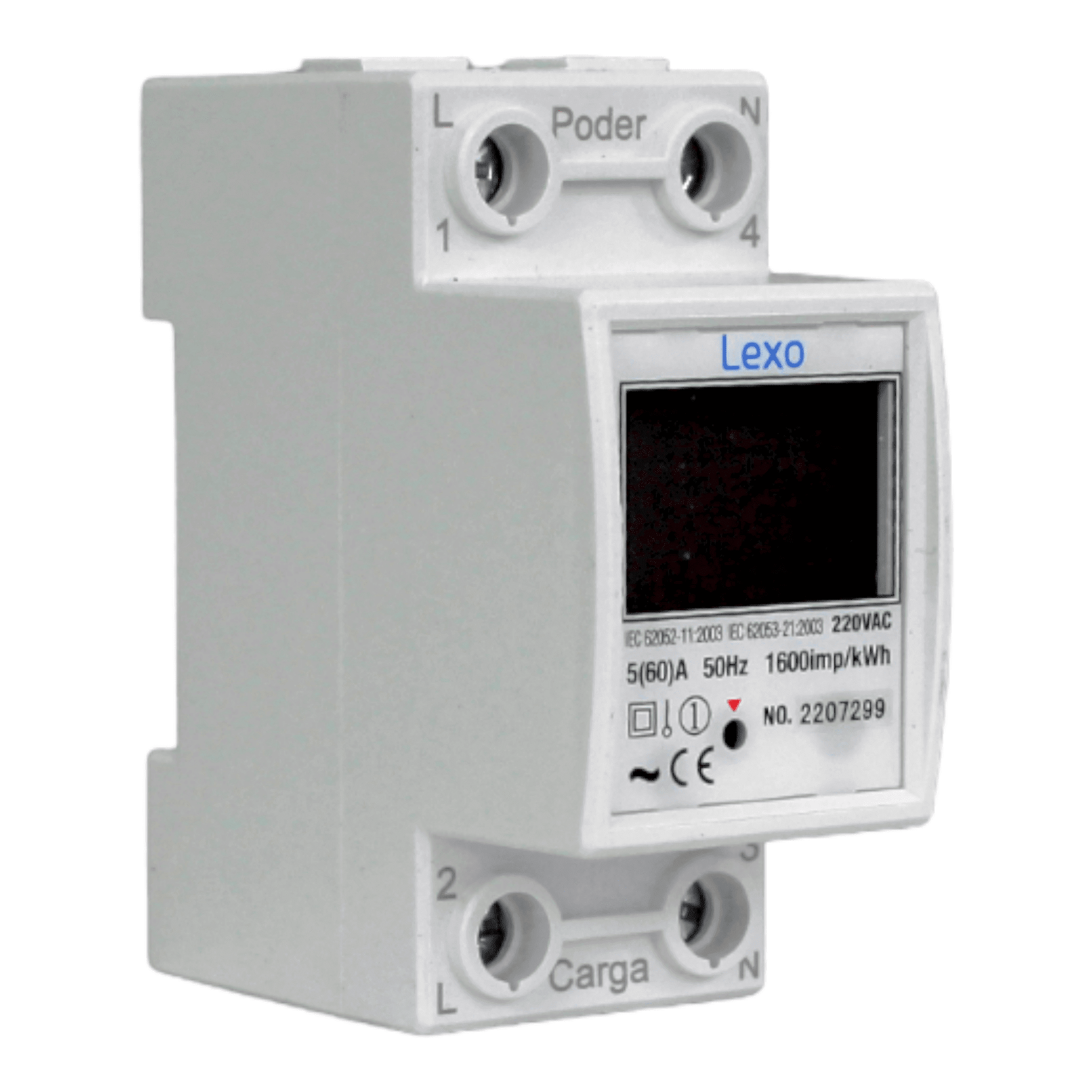 Analizador de Red Riel din 5(60A) KS2022 LEXO | Ferrelectrica ...