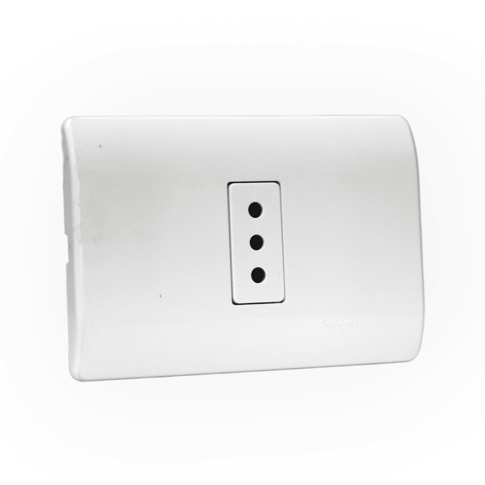 Tomacorriente Simple 10A 2P+T 250V Blanco GENESIS | Ferrelectrica ...