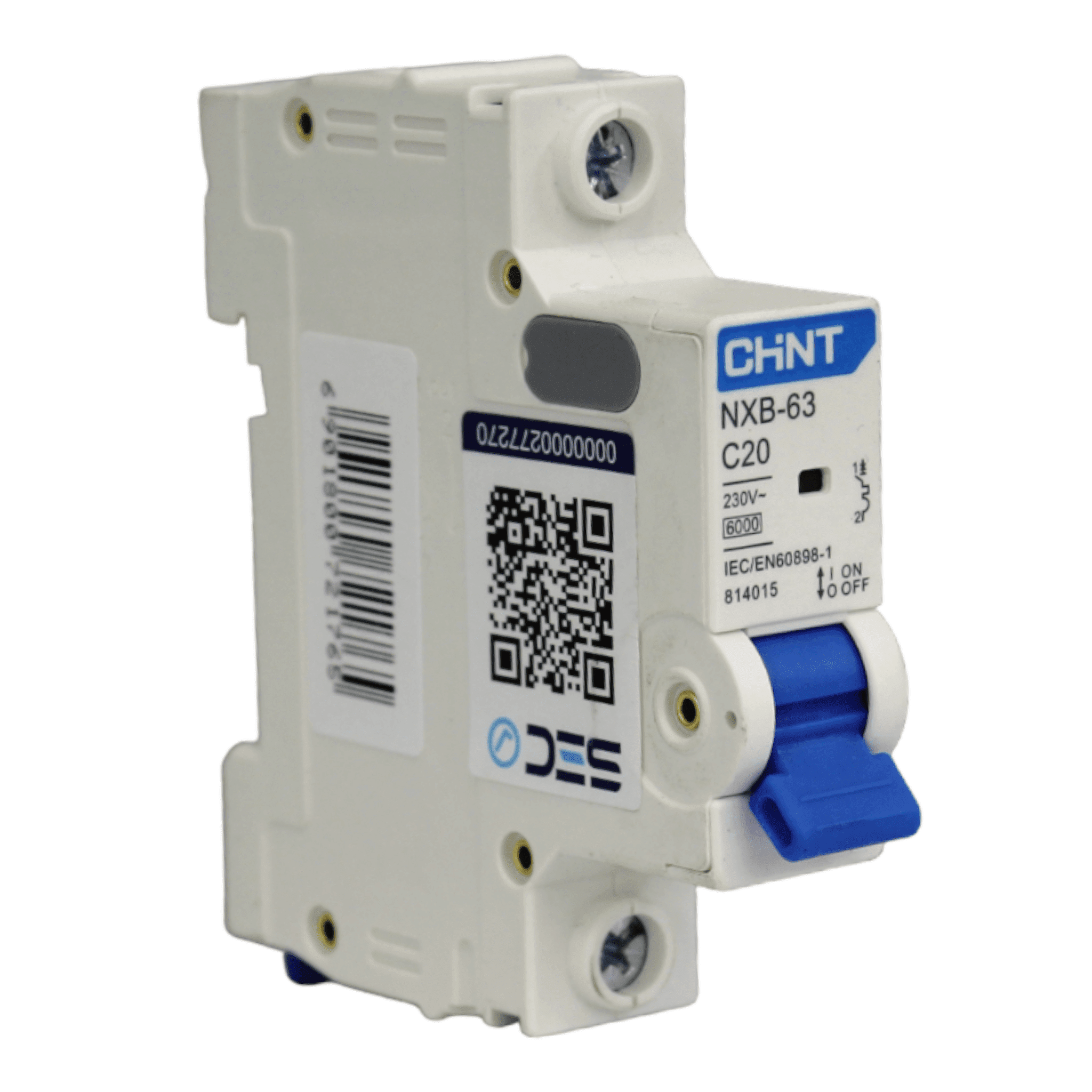 Automático 1x20A 6kA Curva C 230/400V NXB-63 Chint | Ferrelectrica Materiales Electricos