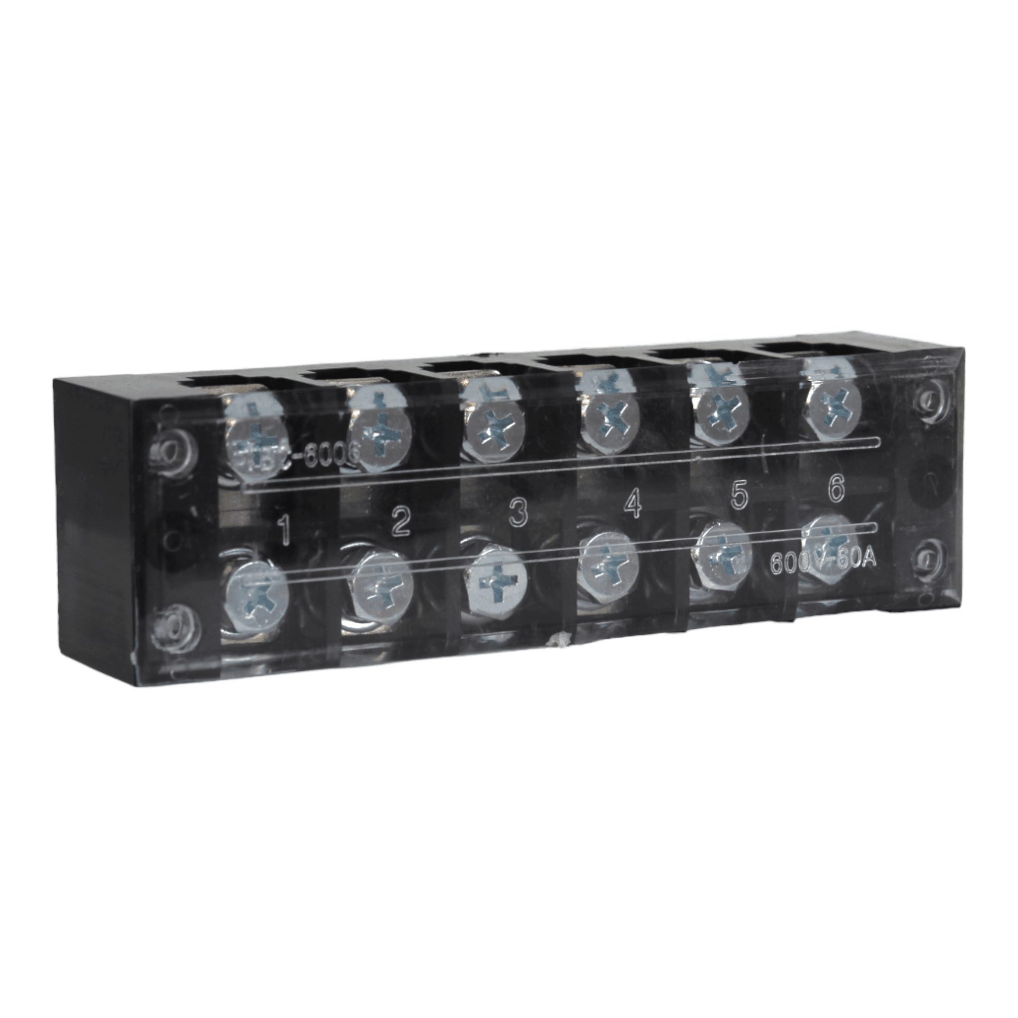 Regleta Tipo Borne Aislada 6 Polos 60A | Ferrelectrica SPA
