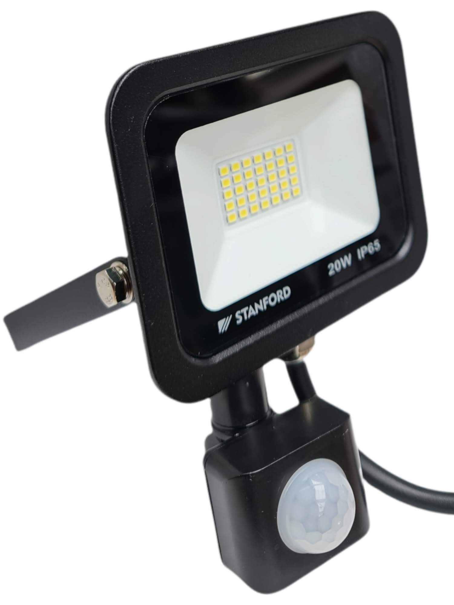 Proyector Slim negro c/sensor 20W 6500K | Ferrelectrica SPA