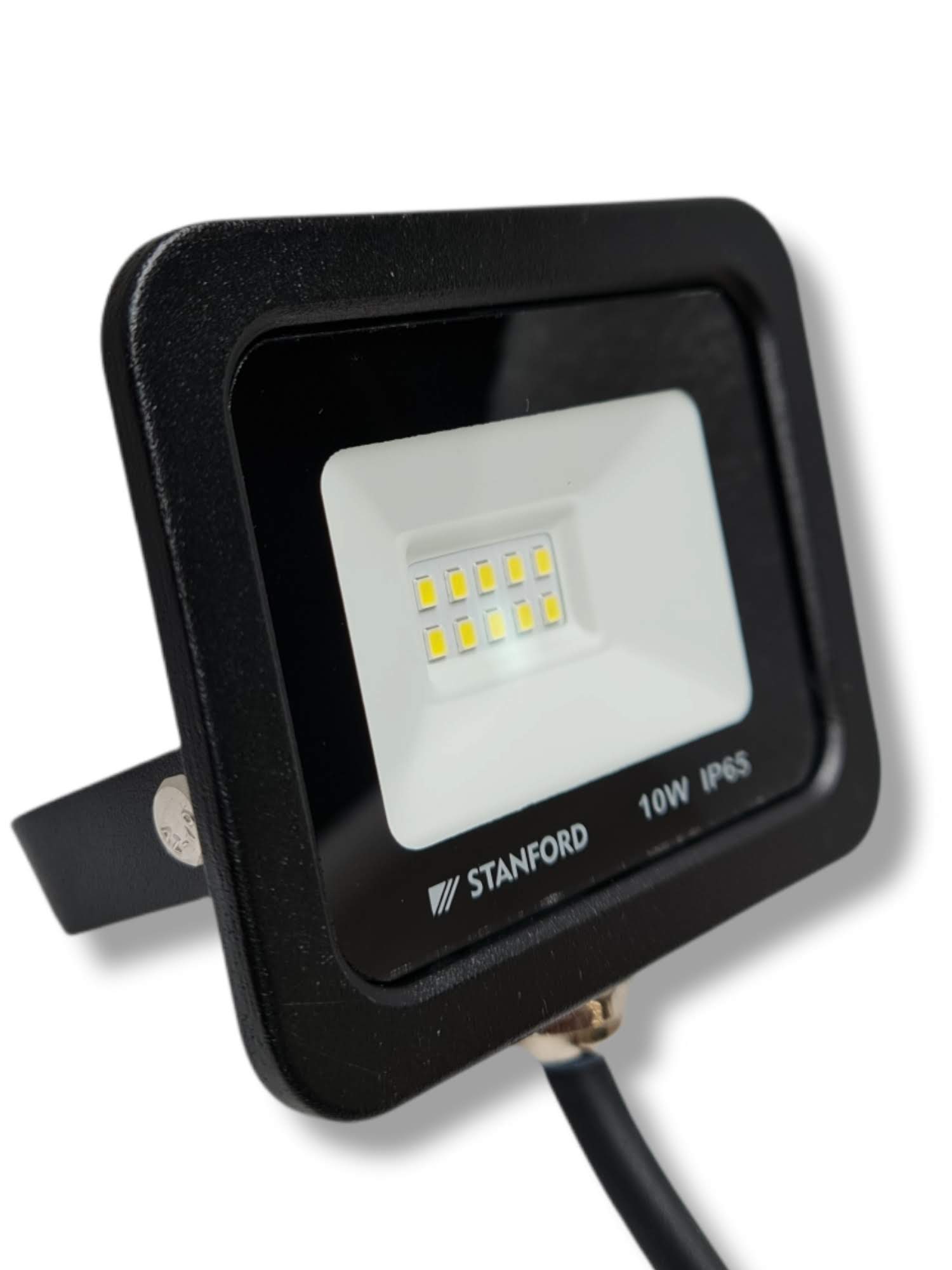 Proyector Slim negro 10W IP65 6500K | Ferrelectrica SPA