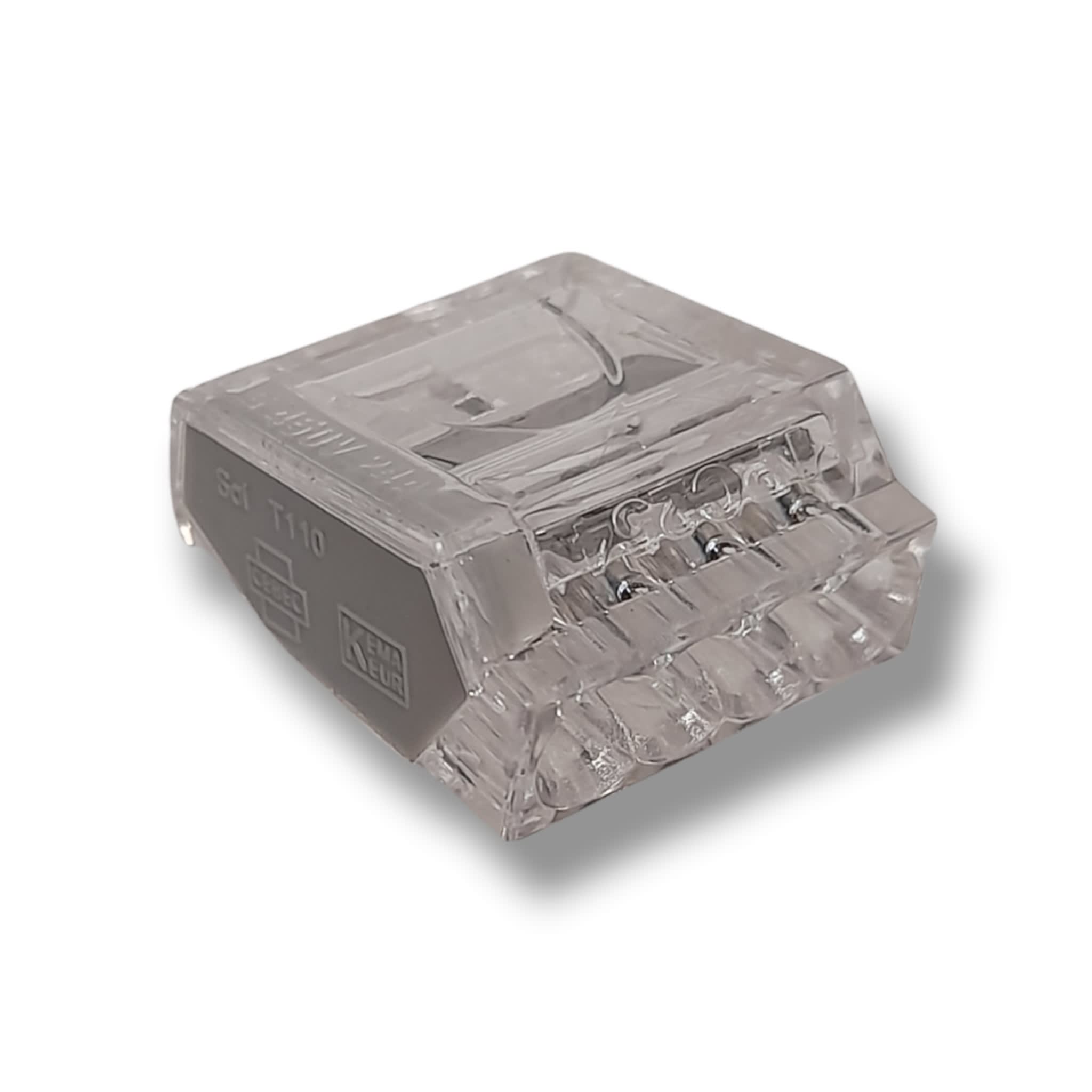 Conector rápido PUSH-IN 4 X 2,5mm2 | Ferrelectrica Materiales Electricos