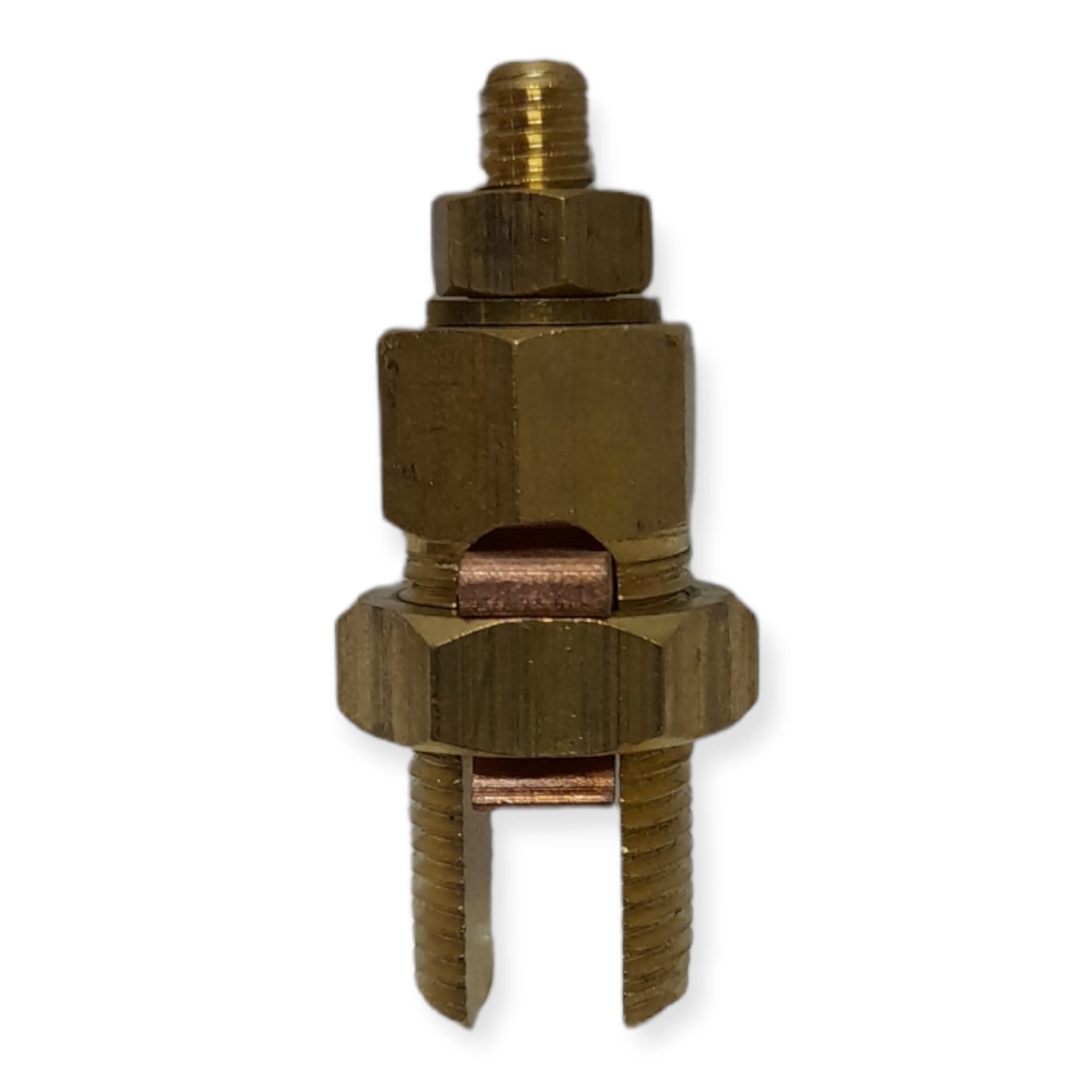 Conector perno partido 1/0 - 2/0 awg c/espiga | Ferrelectrica SPA