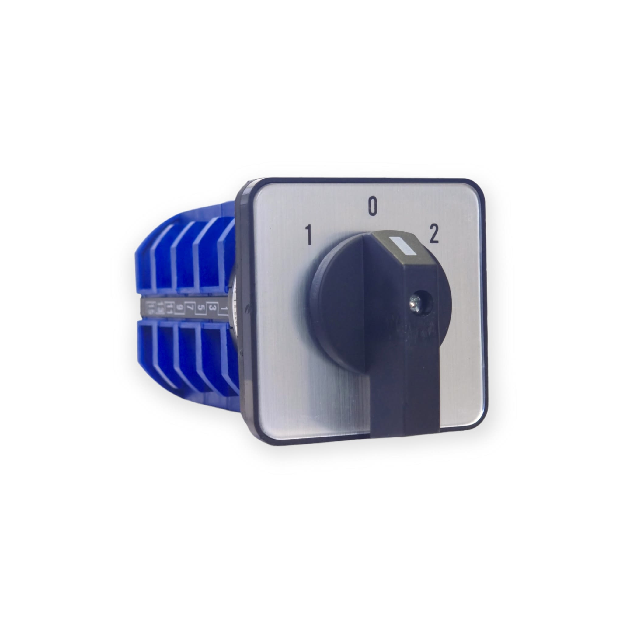 Selector Tipo Pacco 3 Posiciones 4 Polos 63a 1-0-2 | Ferrelectrica Materiales Electricos