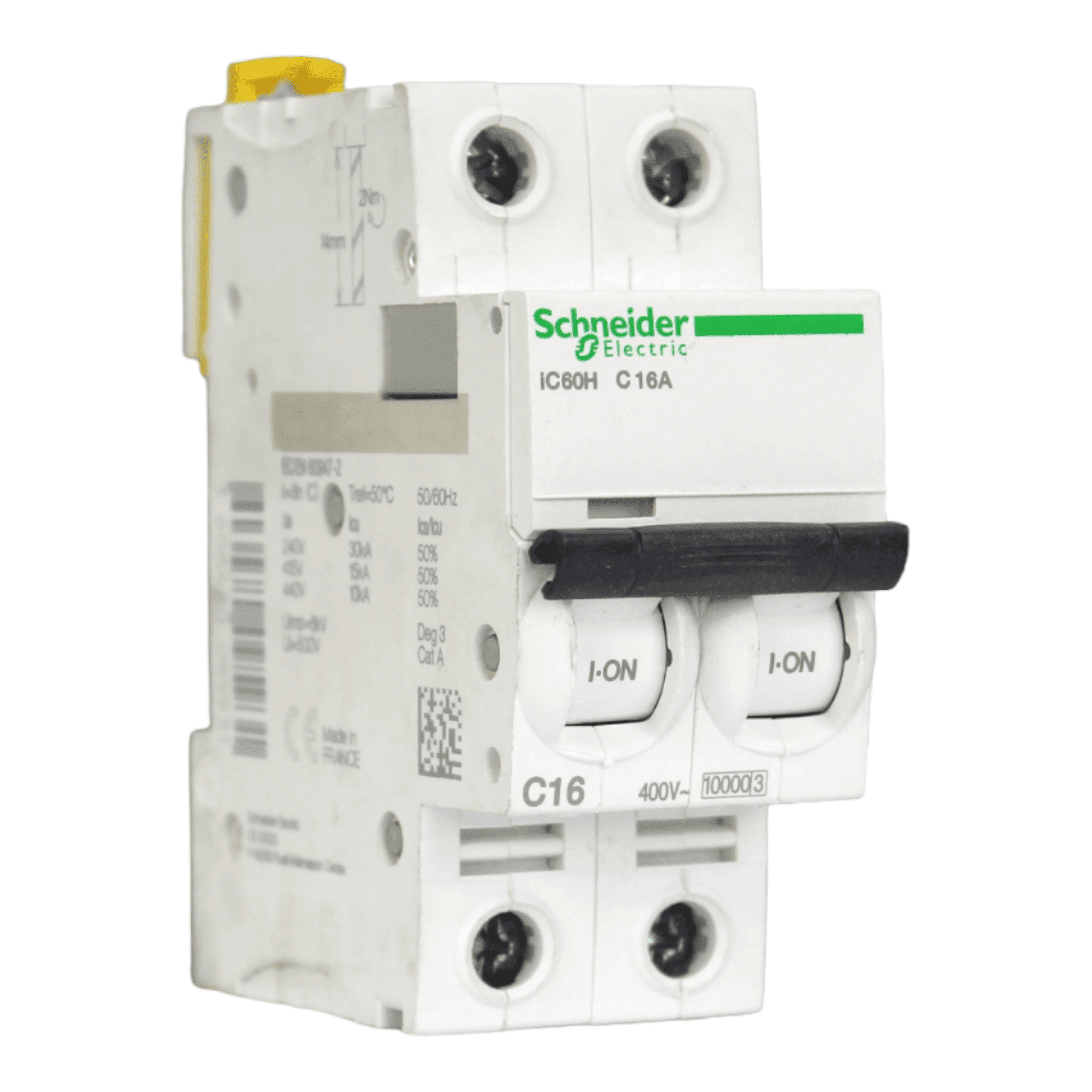 Automatico Bipolar 2X16A 15KA C IC60H SCHNEIDER | Ferrelectrica ...