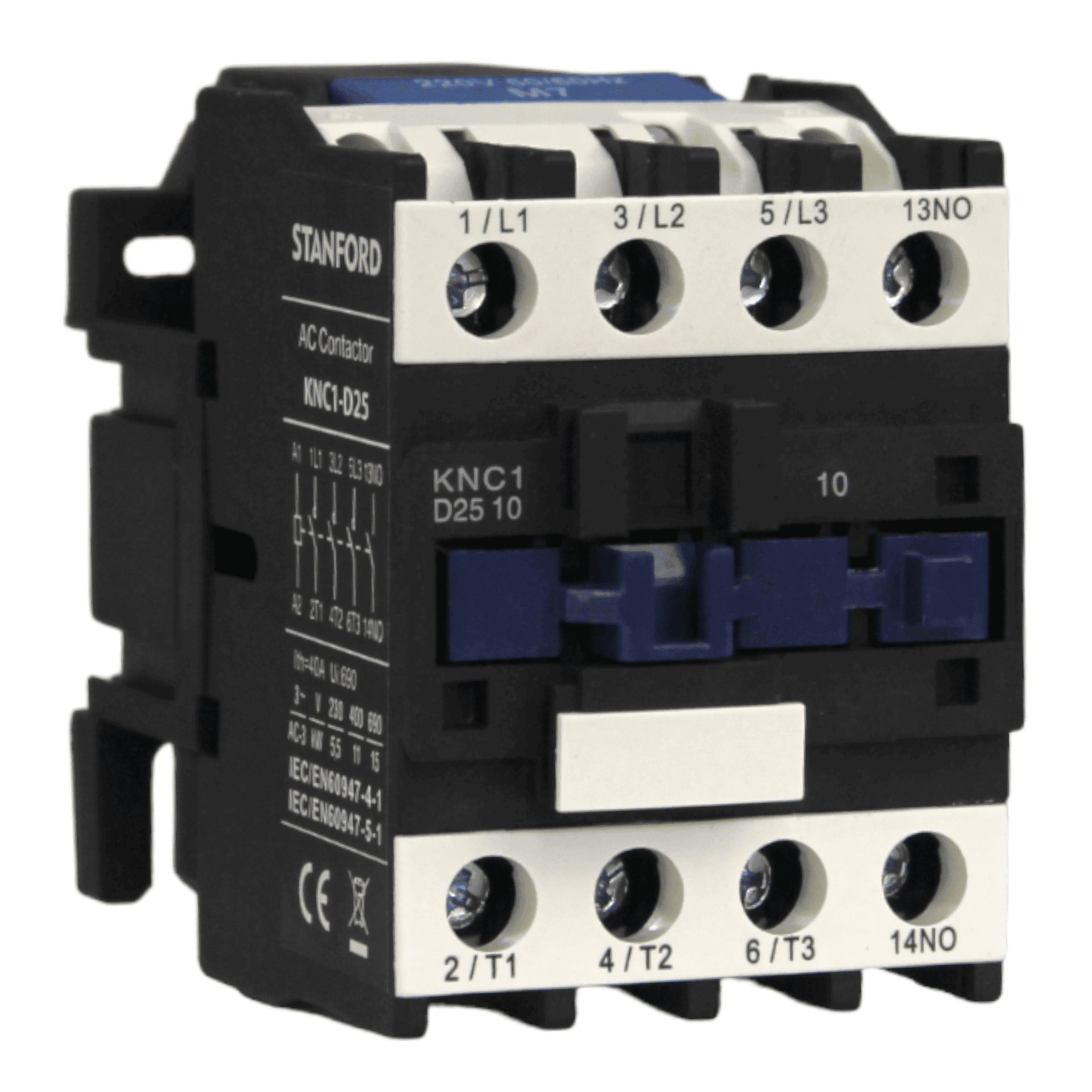 Contactor 25A KNC1 Bobina 220V 3P+1NO 380V Stanford | Ferrelectrica ...