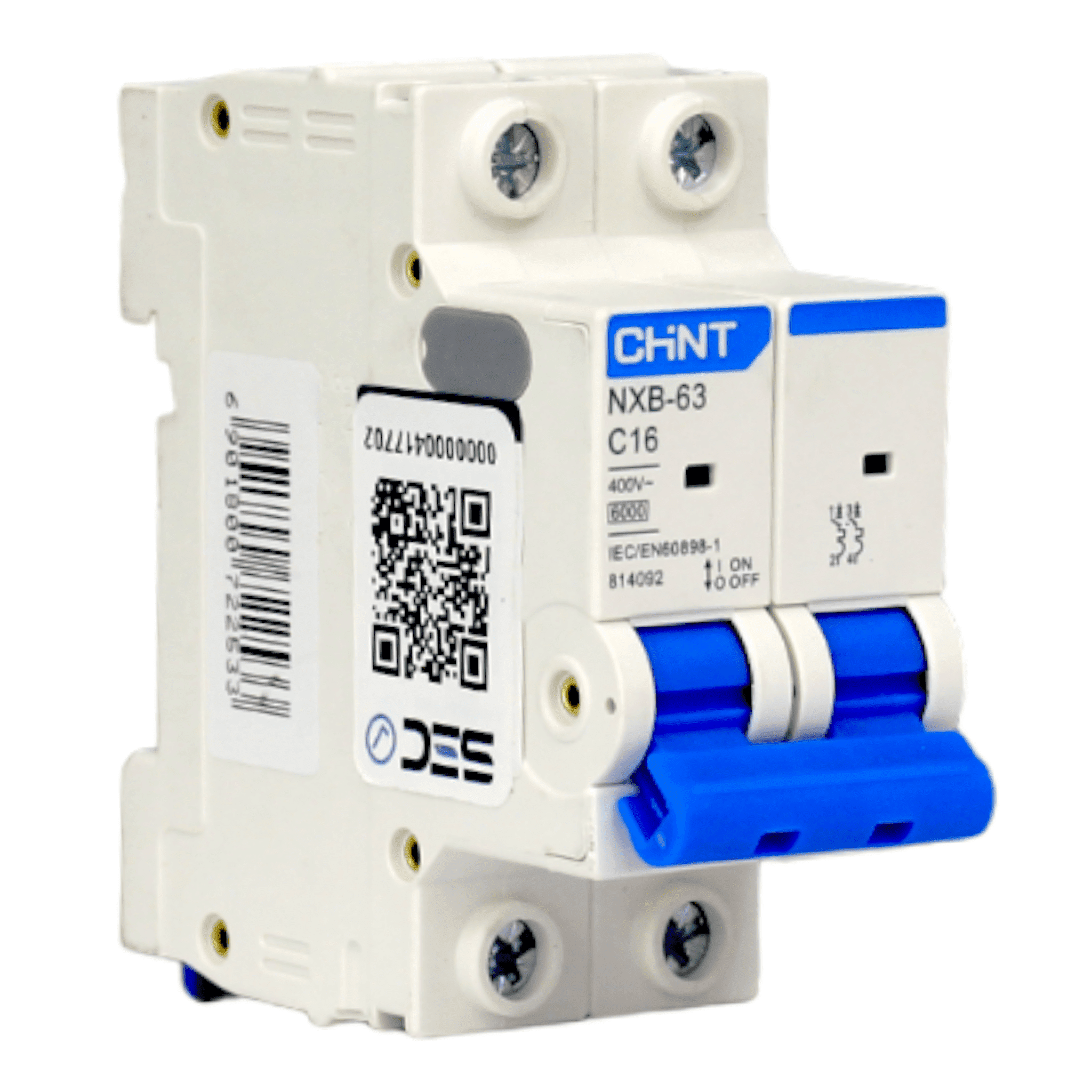 Automático 2x16A 6kA Curva C 230/400V NXB-63 Chint | Ferrelectrica Materiales Electricos