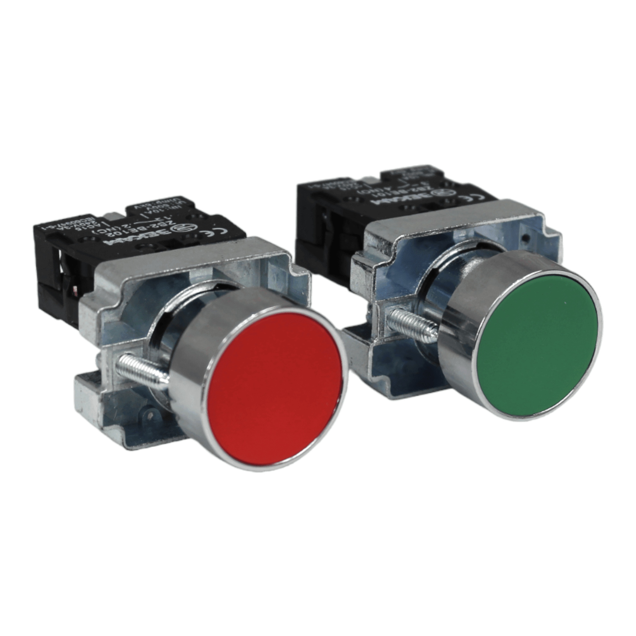 Botón Pulsador Metal 22mm | Ferrelectrica SPA